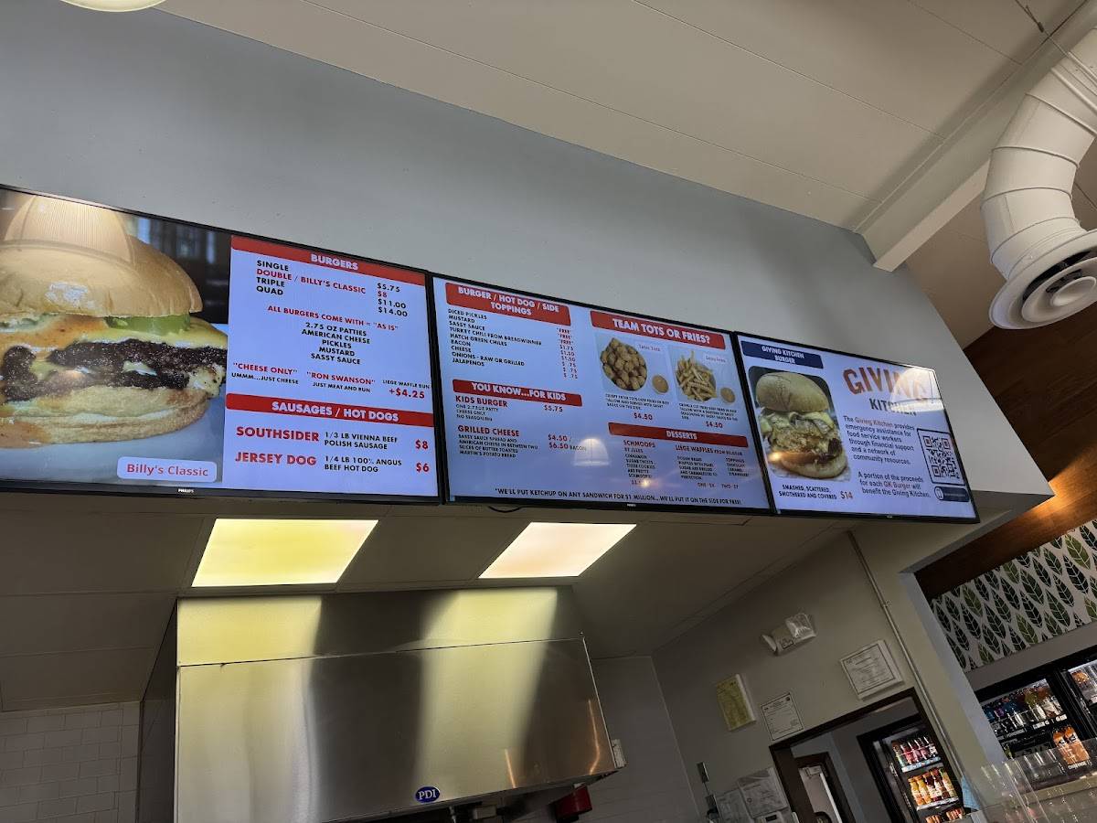 Menu at NFA Burger - Dunwoody restaurant, Dunwoody, 5465 Chamblee ...