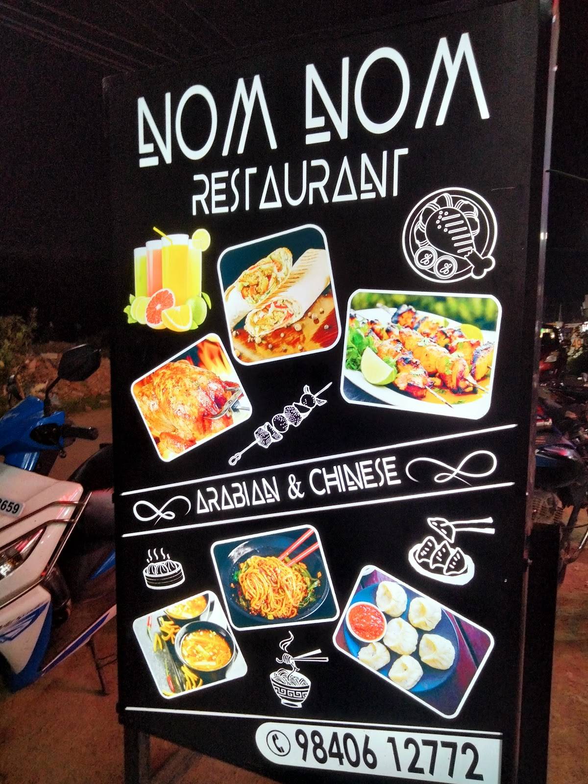 Menu at NOM NOM RESTAURANT, Chennai