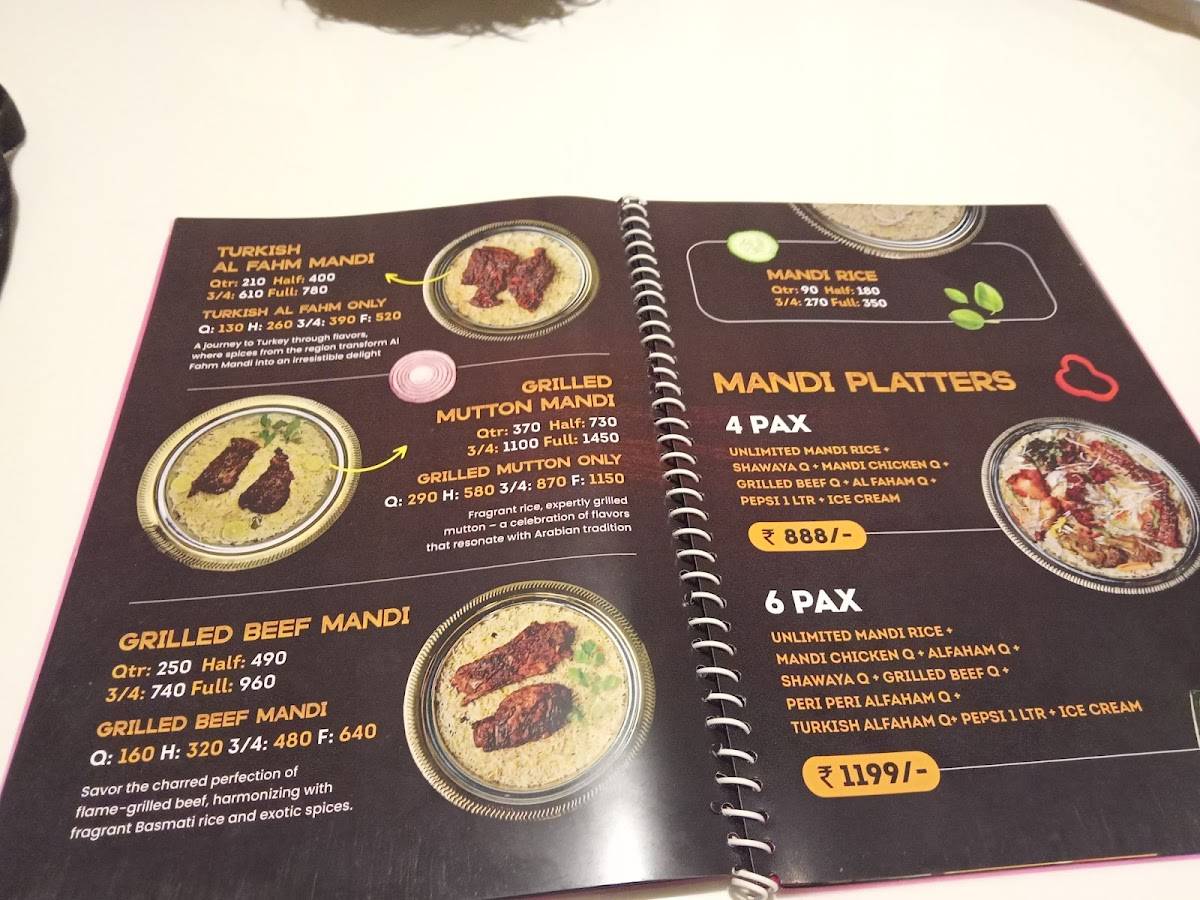 Menu at Nahdi Mandi Restaurant Thrissur, Thrissur