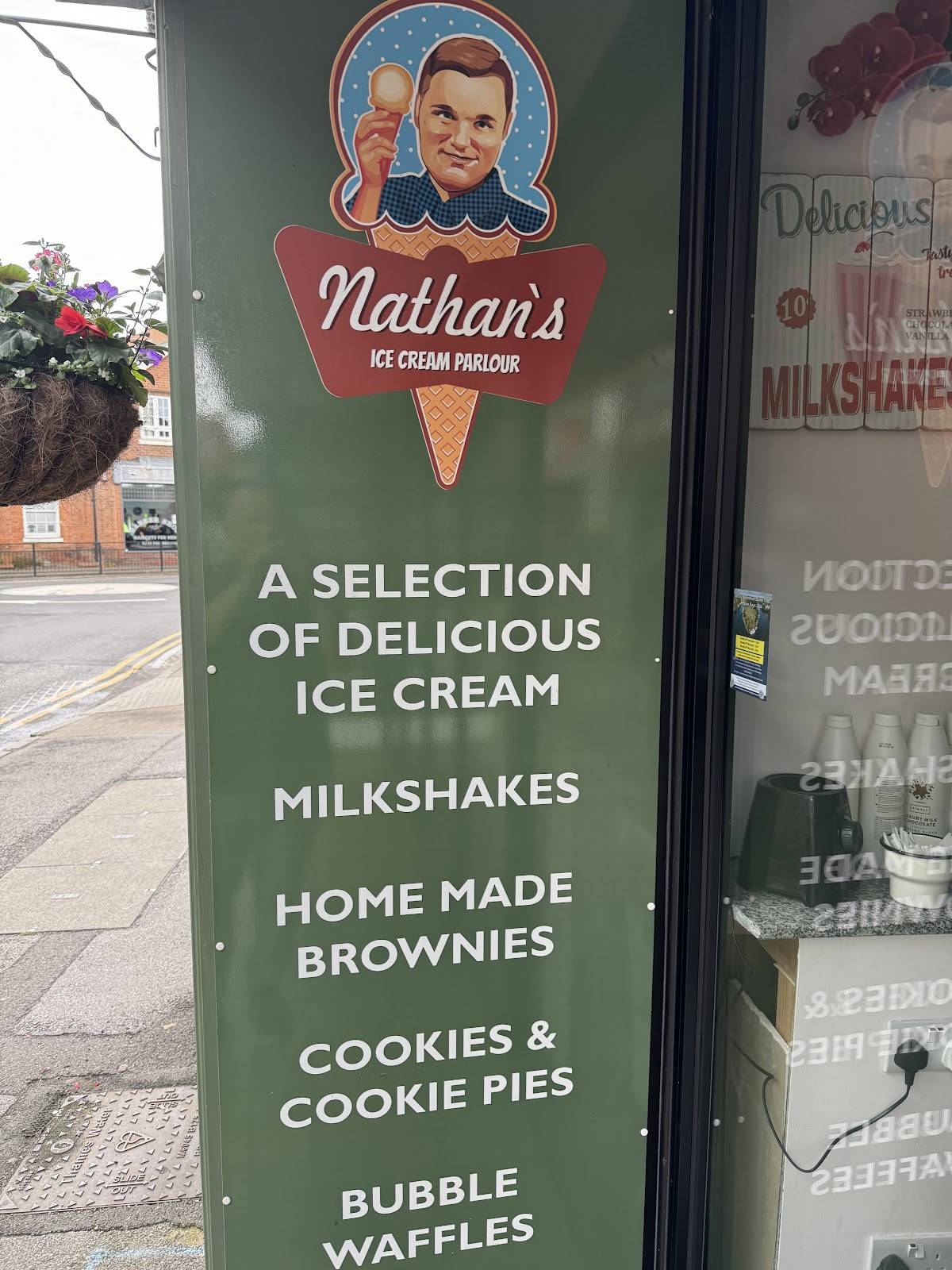 Menu at Nathan's Nibbles cafe, Reading, 4 Prospect St