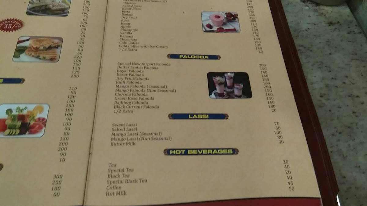 Menu at New Airport Restaurant, Mumbai, Noori Baugh