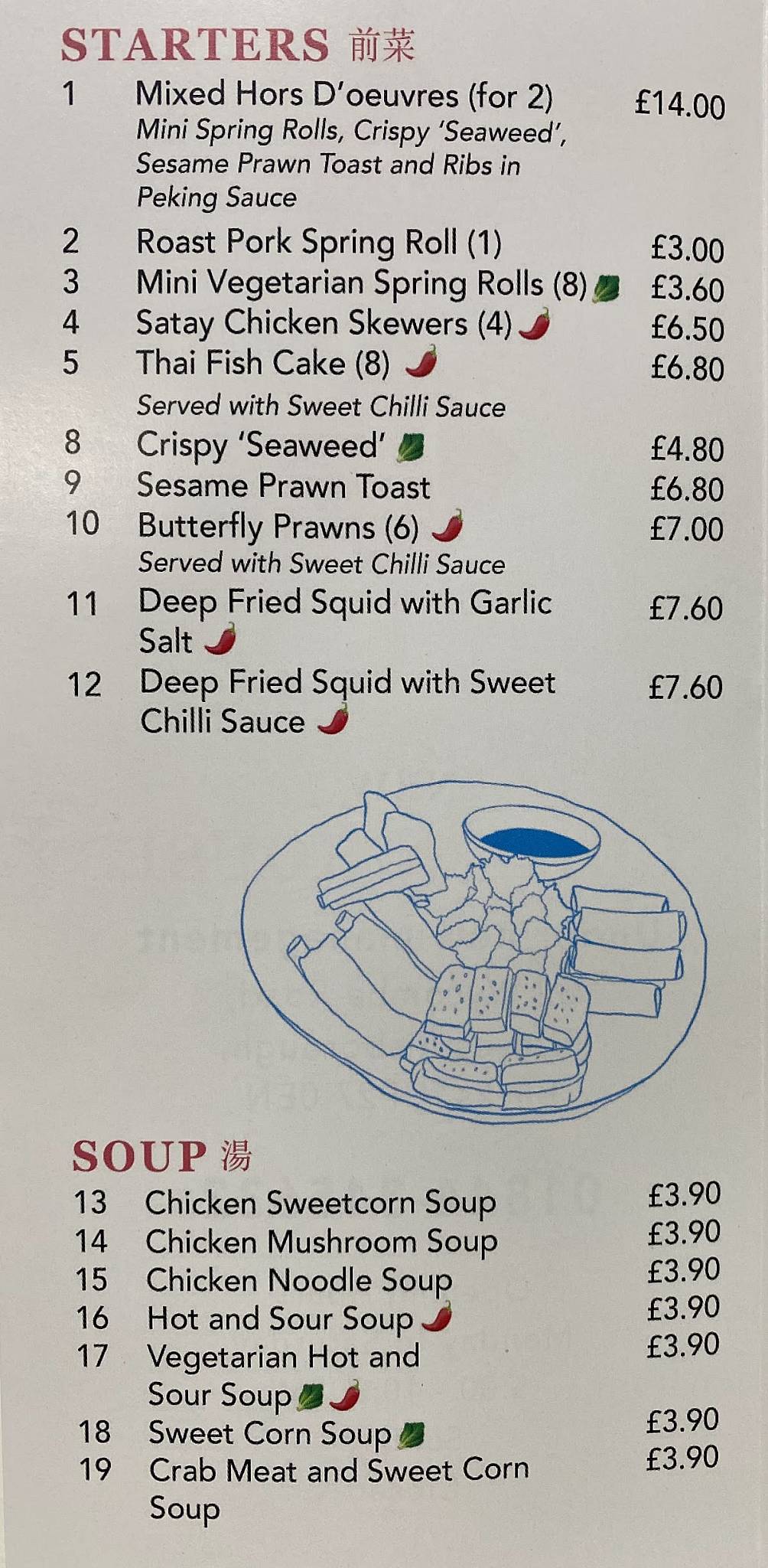 Menu at New Golden House fast food, Princes Risborough