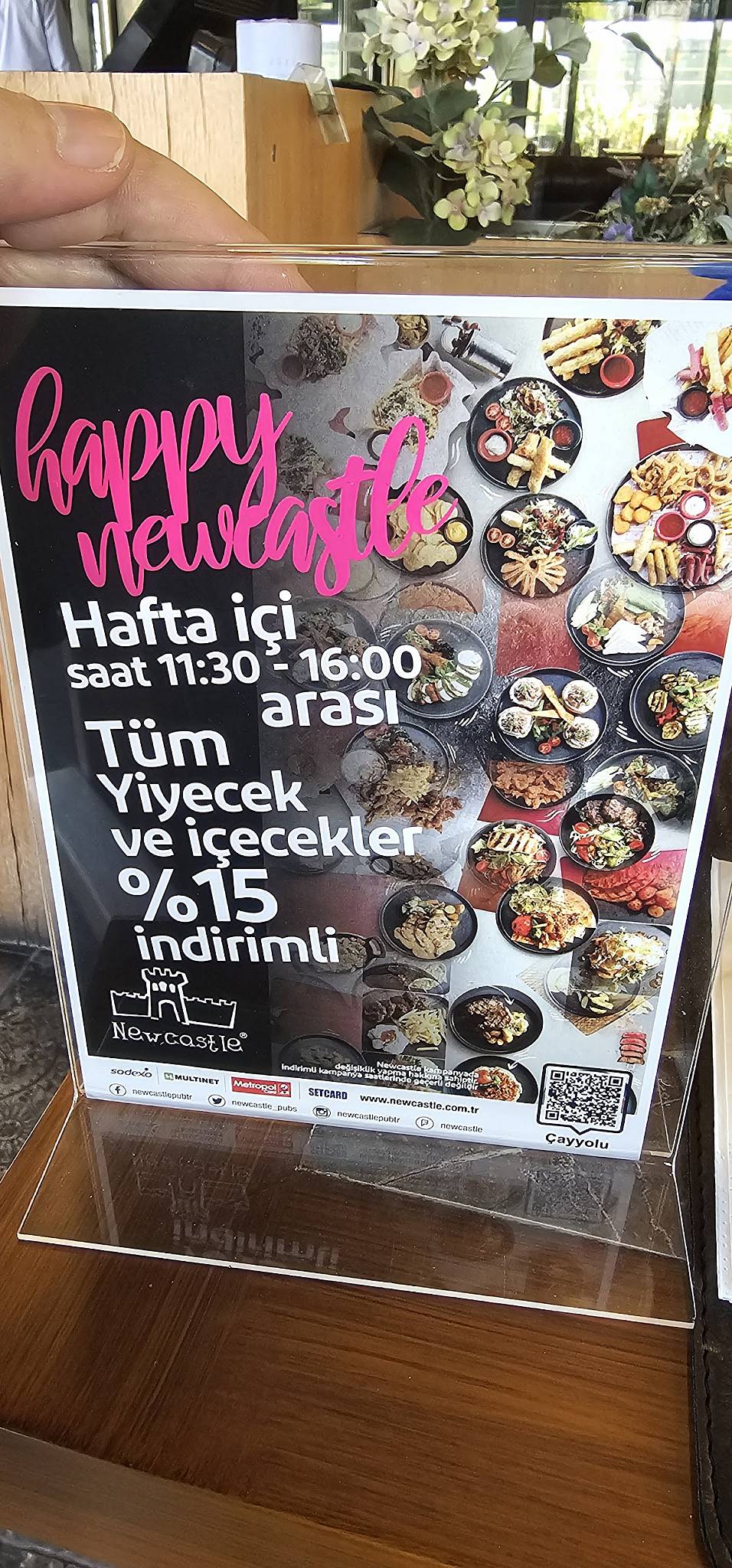 Menu au Newcastle Pub Çayyolu, Ankara, Alacaatlı Yolu Üzeri 2846. Sokak ...