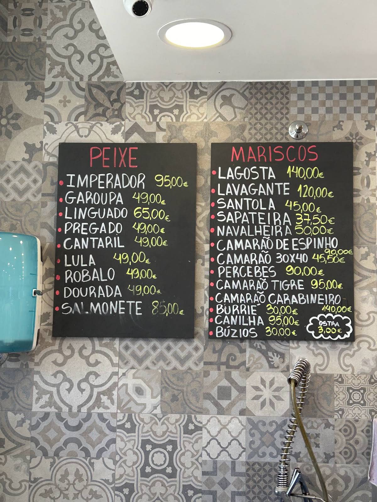Menu em O Nosso Prego Marianas restaurante, Parede, R. Dr. João ...
