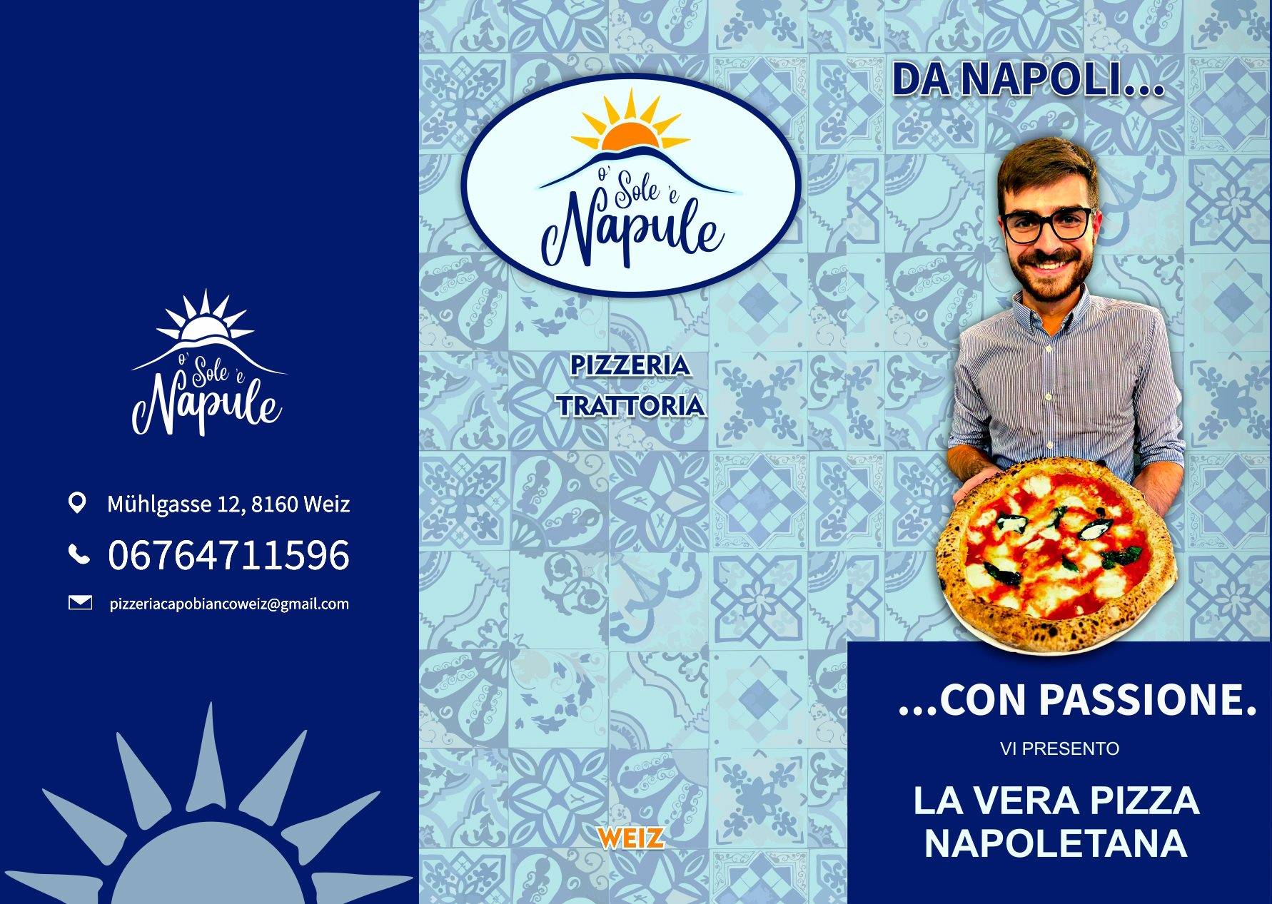 Speisekarte von O' SOLE 'E NAPULE Pizzeria Napoletana, Weiz