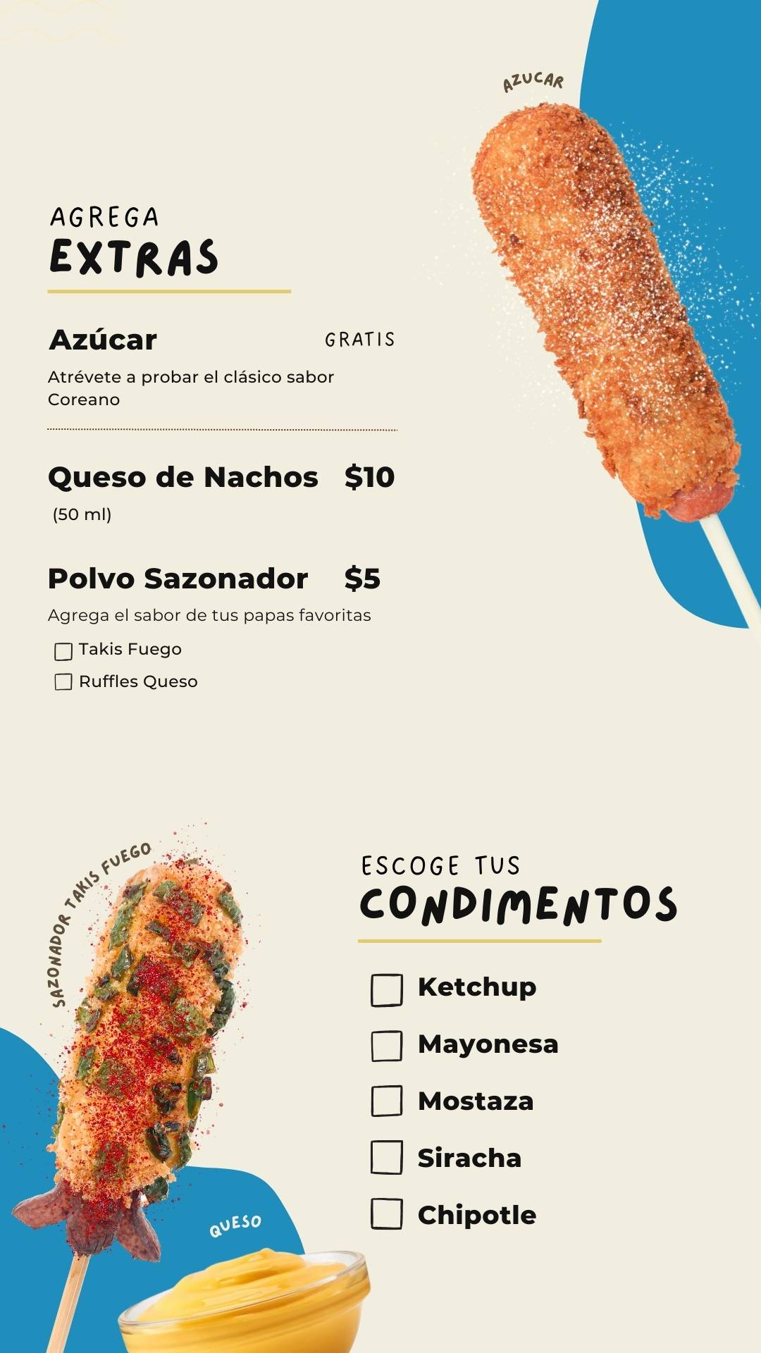 Carta del restaurante OMG k-dogs, Monterrey