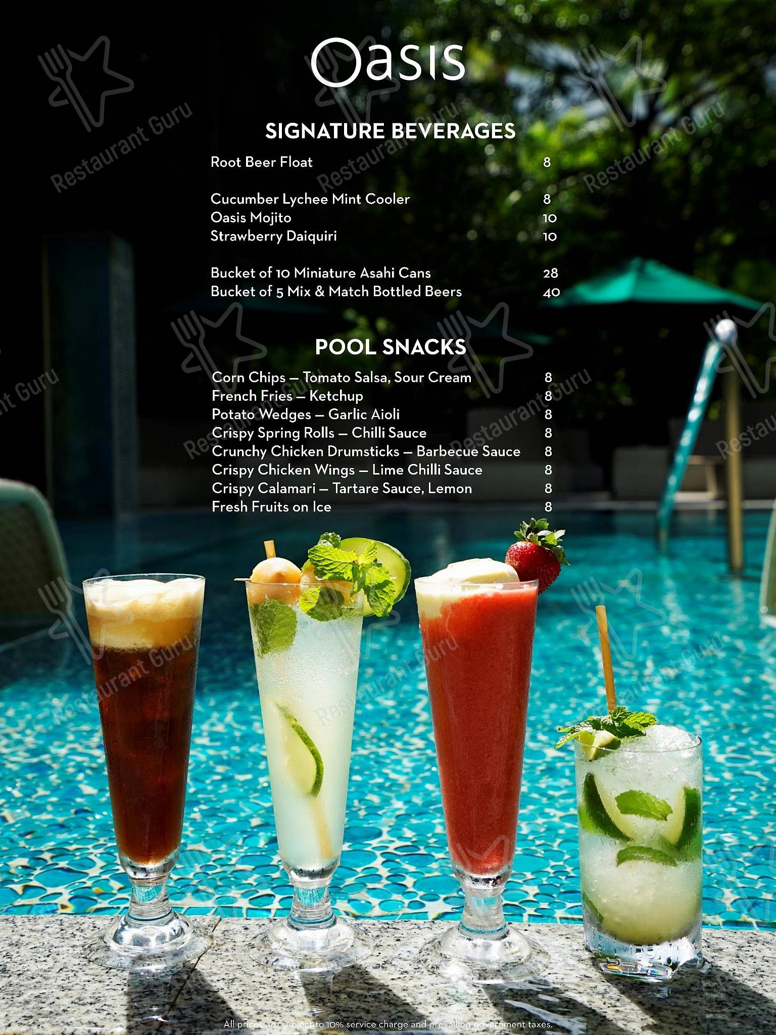 Menu at Oasis, Bengaluru, Pattanagere Main Rd
