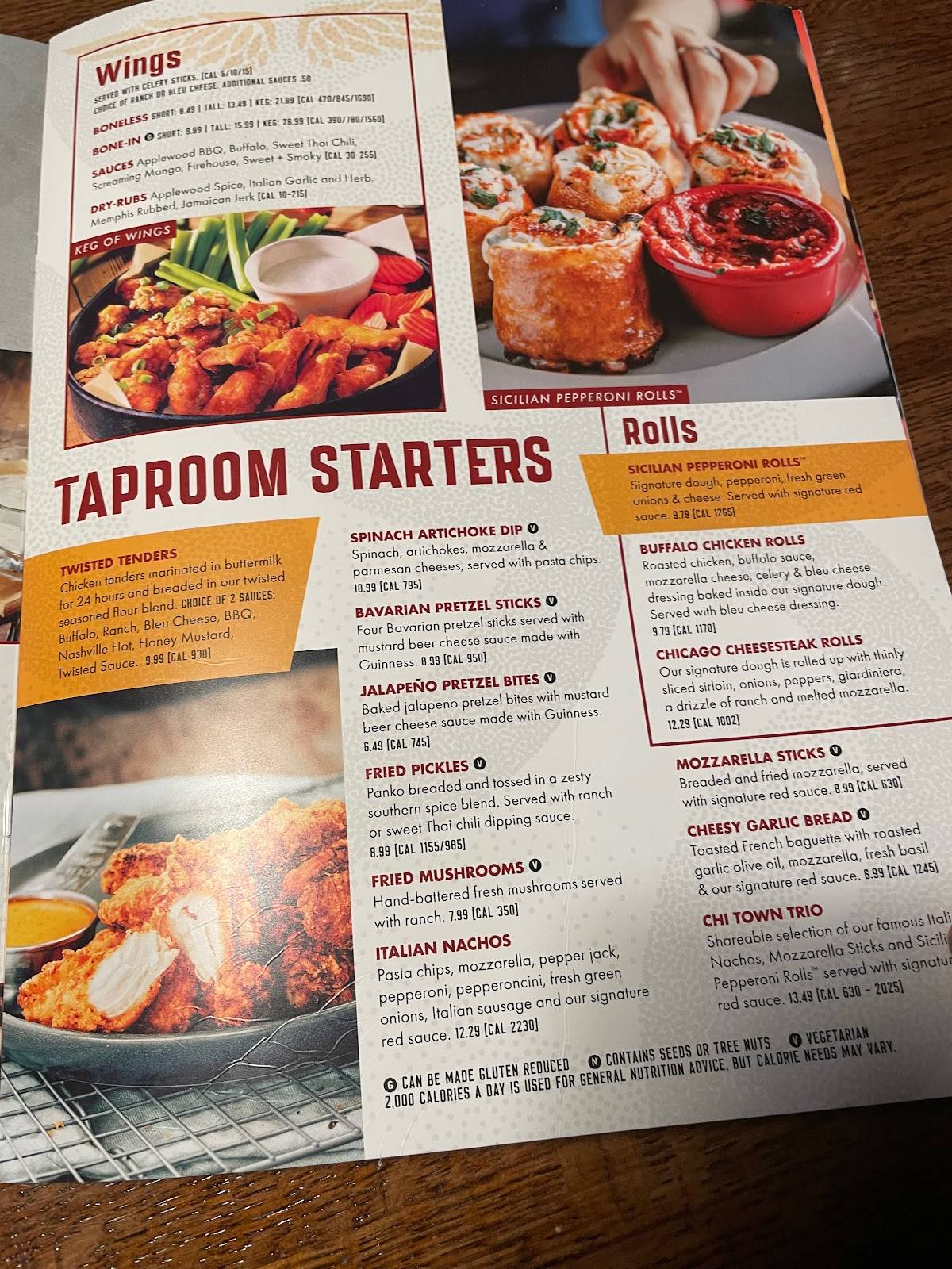 Menu at Old Chicago Pizza + Taproom pub & bar, Wichita, E Kellogg Dr