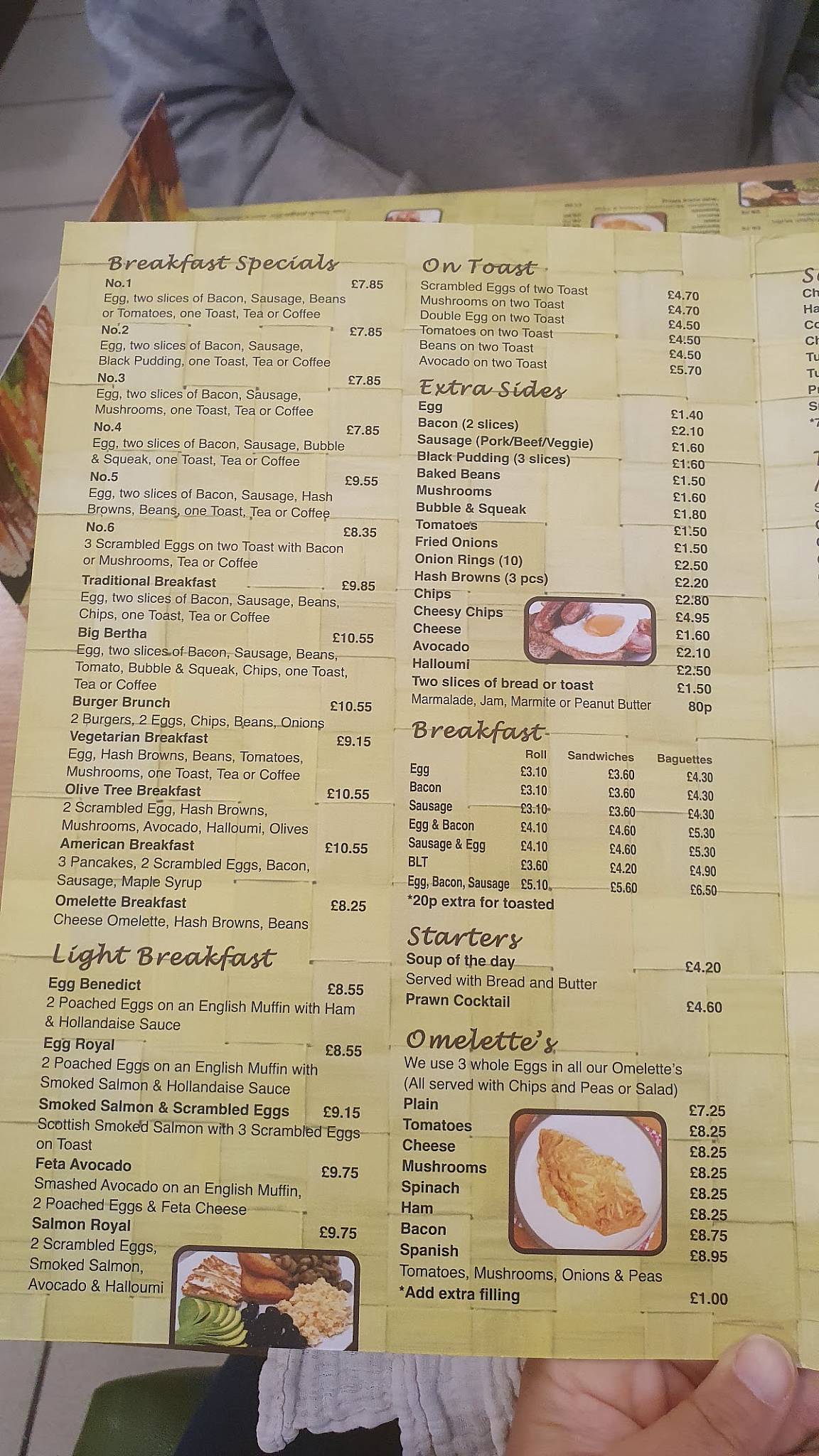 Menu at Olive Tree cafe, Bromley, 21 High St
