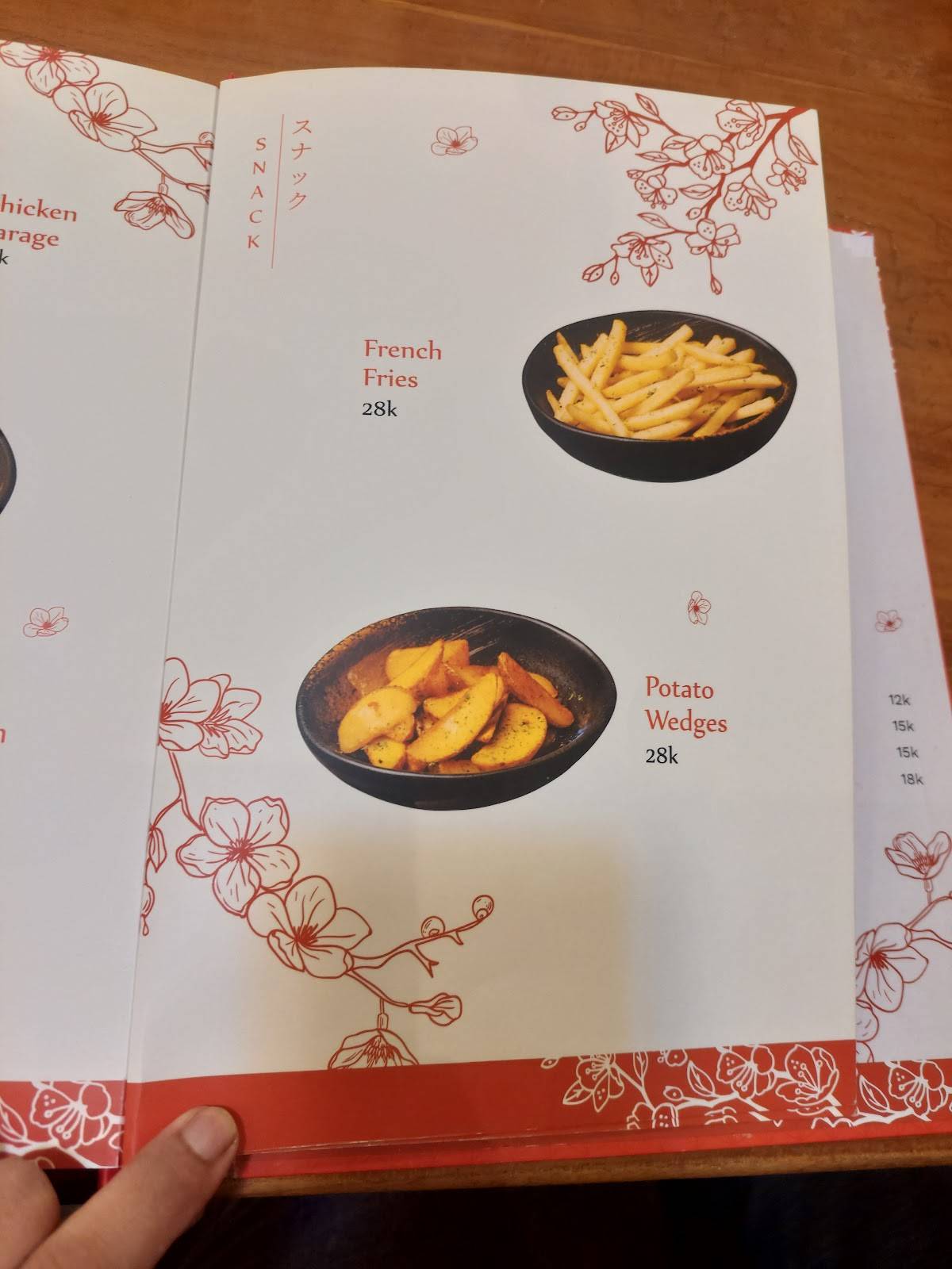 Carta del restaurante Orizuru Ramen Cemara Asri, Medan Estate