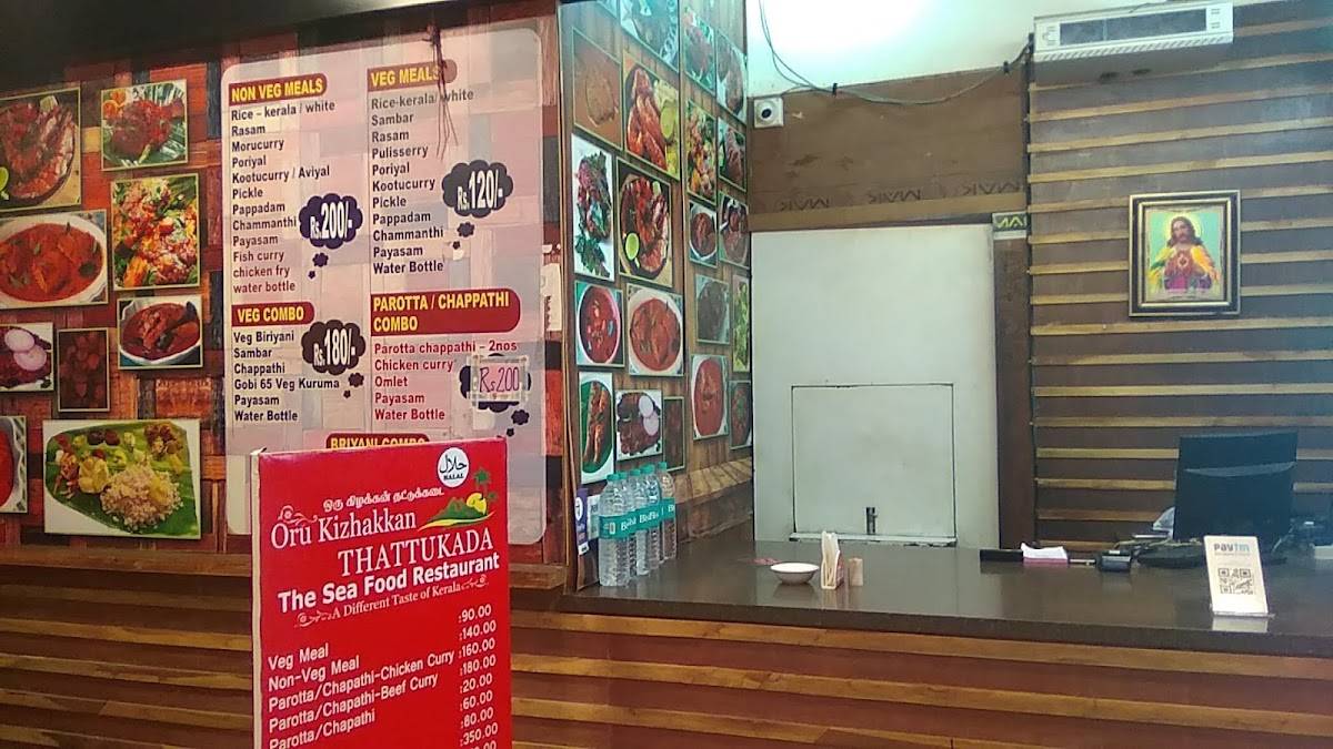 Menu at Oru Kizhakkan Thattukada, Chennai, Shop No:1