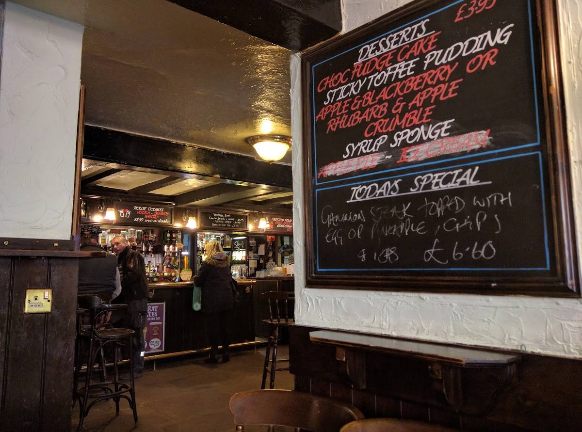Menu at Black Bull Inn pub & bar, Otley, Market Pl