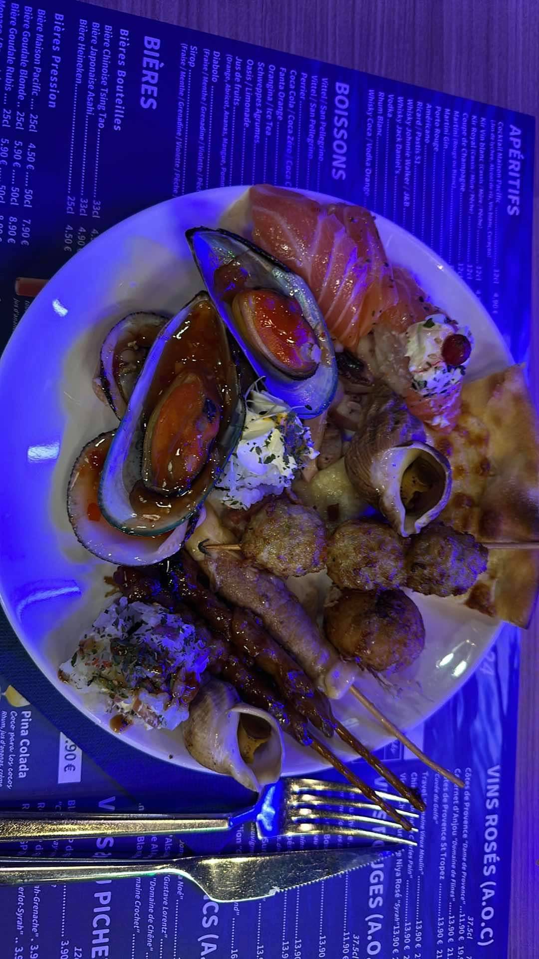 Menu au PACIFIC 91 restaurant, Fleury-Mérogis, 37 Av. de l'Hurepoix