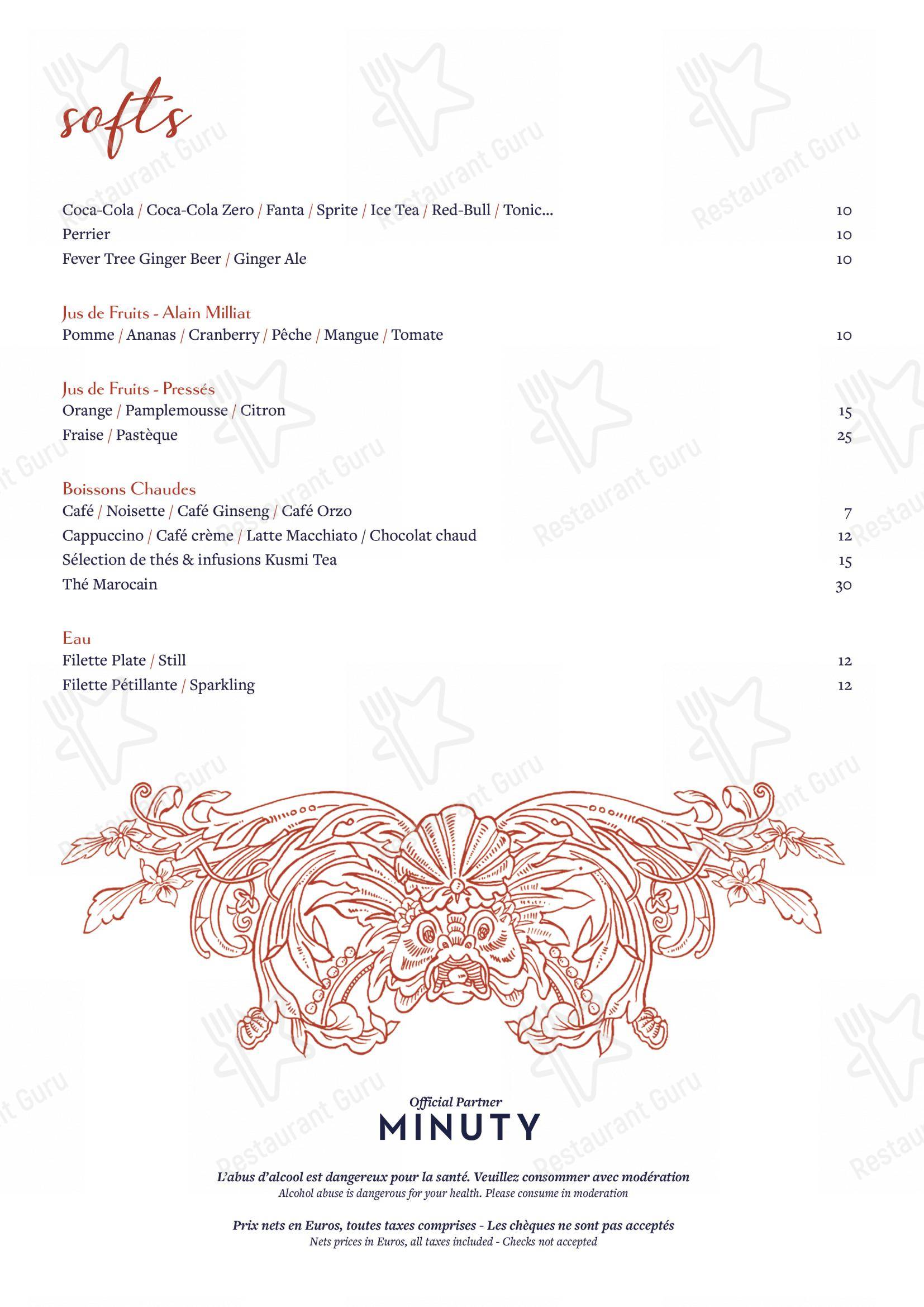 Menu at Panda restaurant, Stokesley