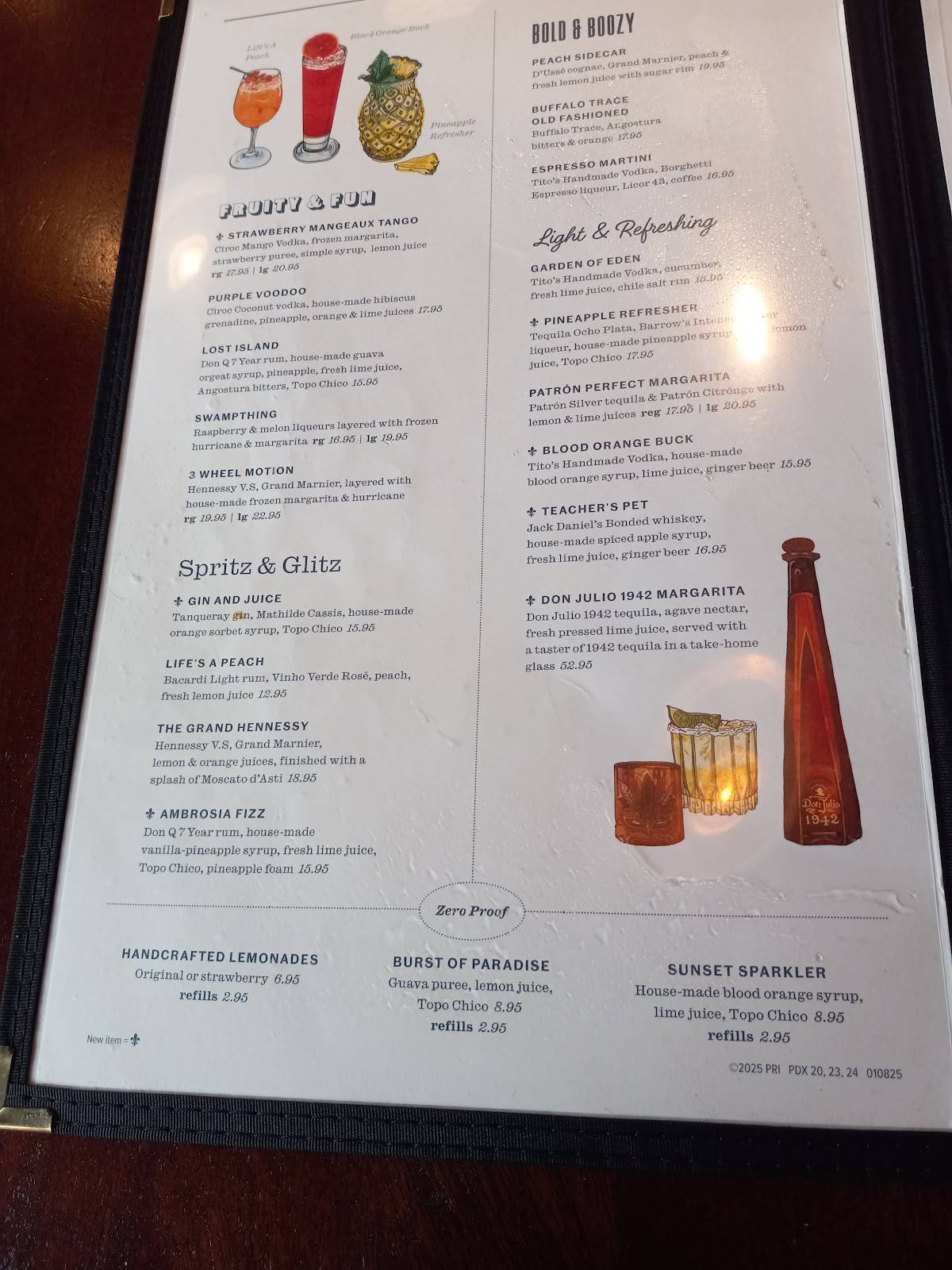 Menu at Pappadeaux Seafood Kitchen restaurant, Greenwood Village, E ...