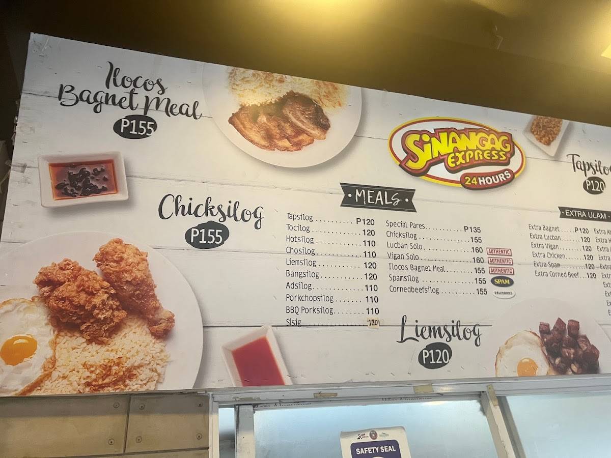 Menu at Sinangag Express Doña Soledad Ave fast food, Parañaque, 79 Doña ...
