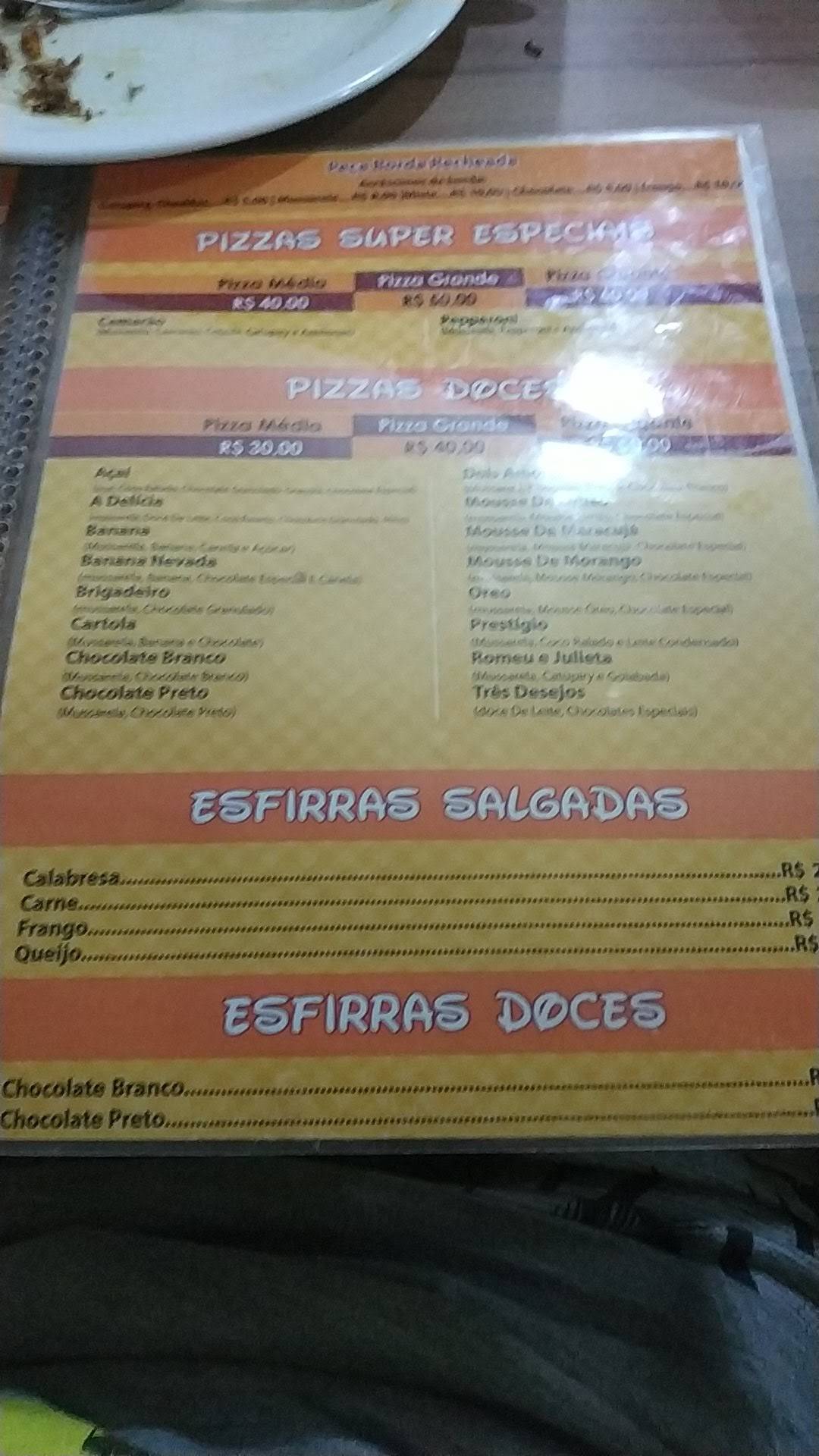 Menu em Pizza Time restaurante, Parnamirim, Av. Dr. Átila Paiva