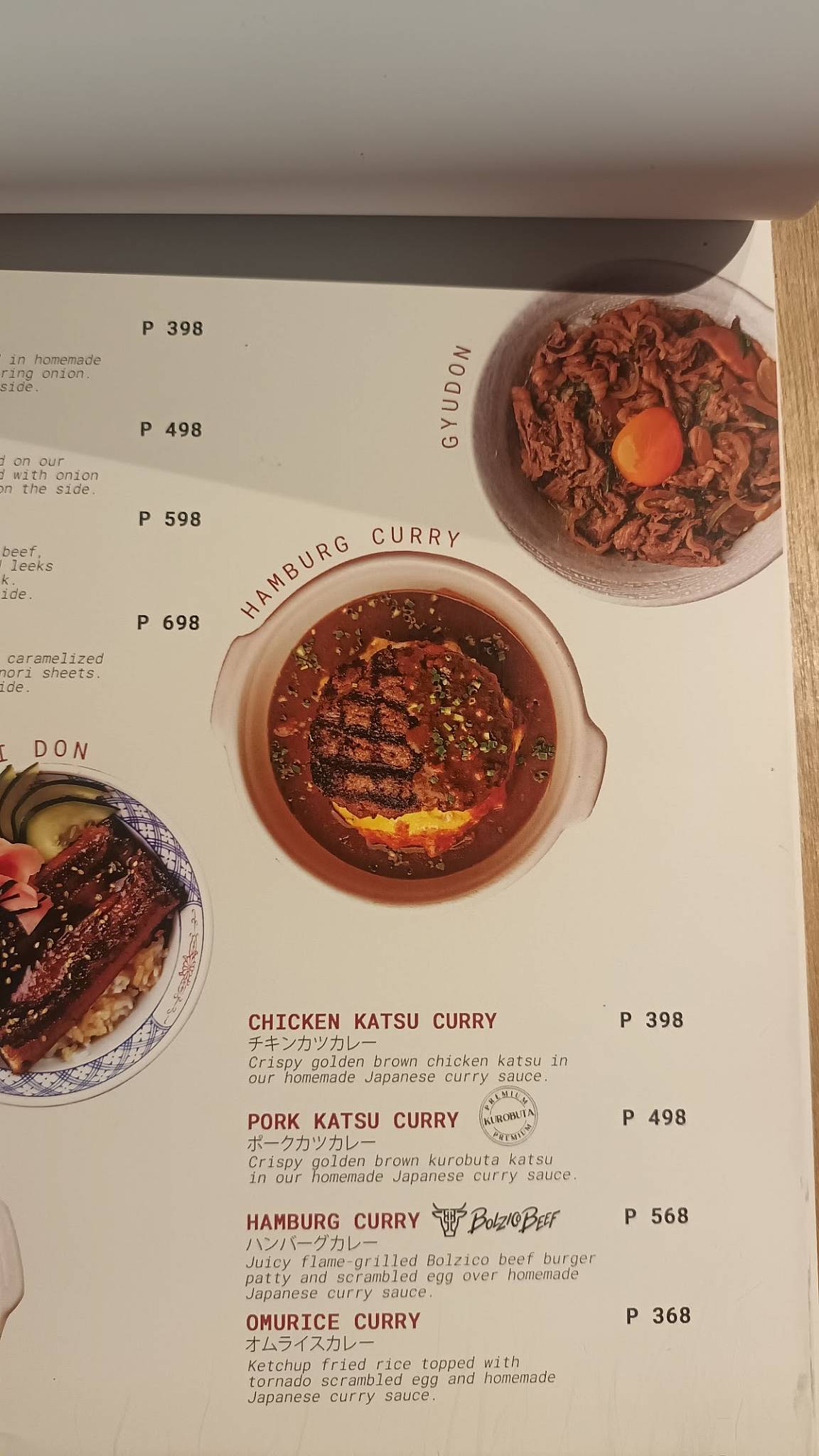 Menu at Nagi Izakaya - The Podium restaurant, Pasig