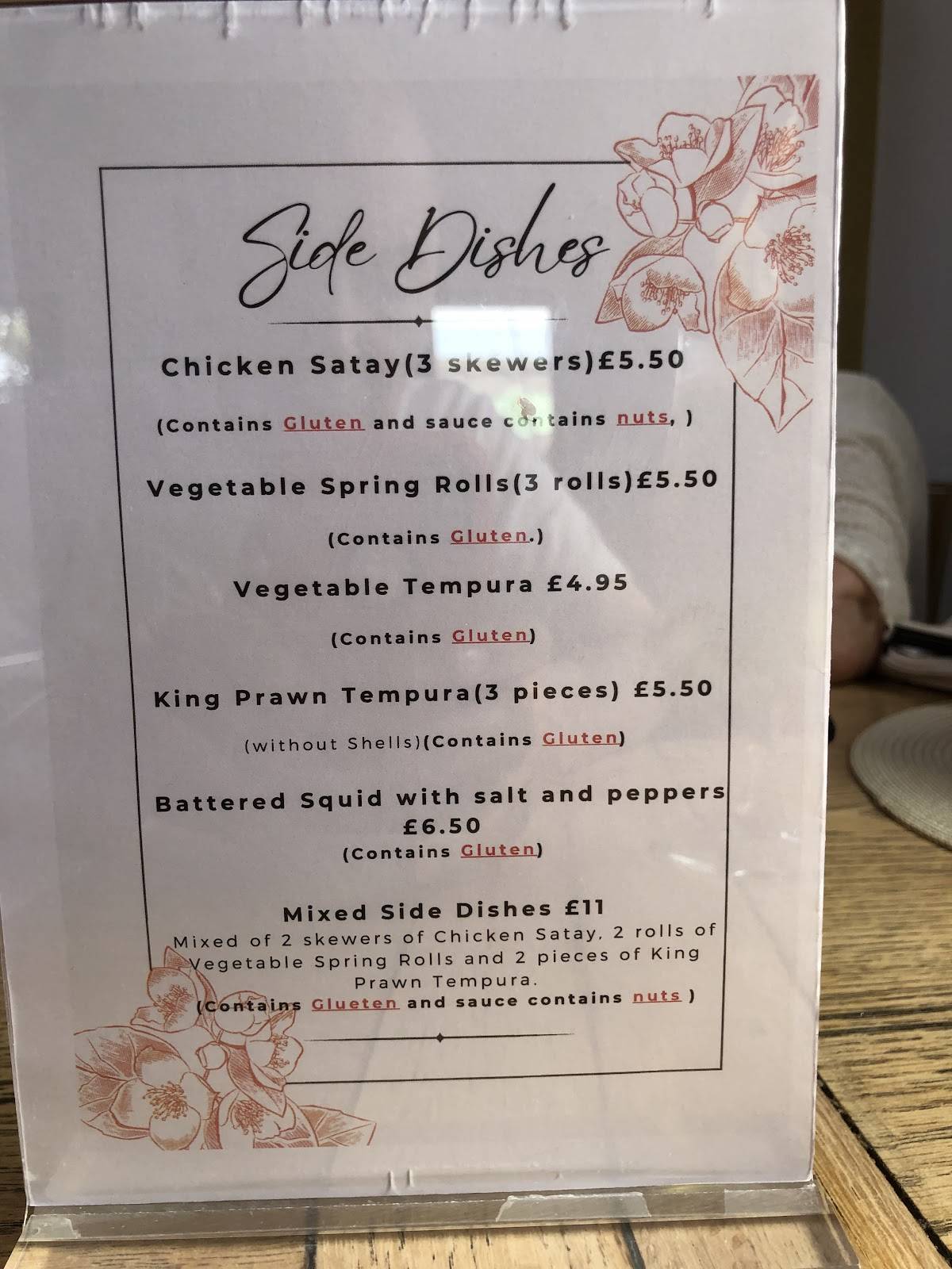 Menu at Pattaya Kitchen at The Shed pub & bar, Lode