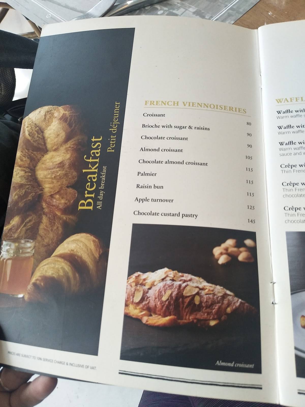 Menu at PAUL Boulangerie et Patisserie cafe, Taguig, G/F Bench Tower