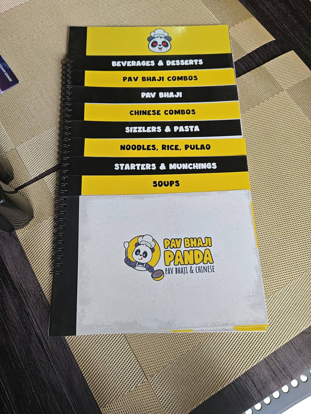 Menu at Pav Bhaji Panda, Thane