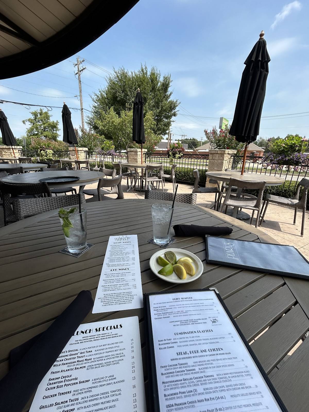 Menu at Pearl's Oyster Bar, Oklahoma City, N Classen Blvd
