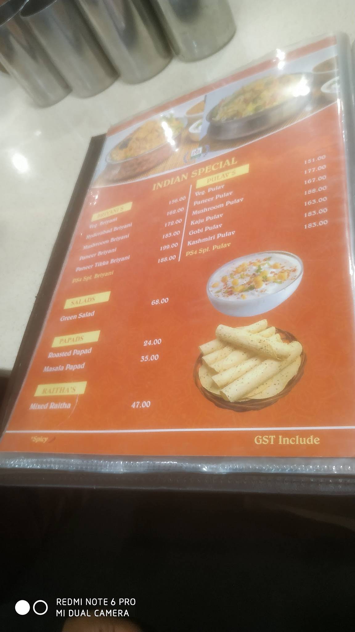 Menu at Perambur Sri Srinivasa Sweets & Snacks, Chennai, 42FJ+PQW