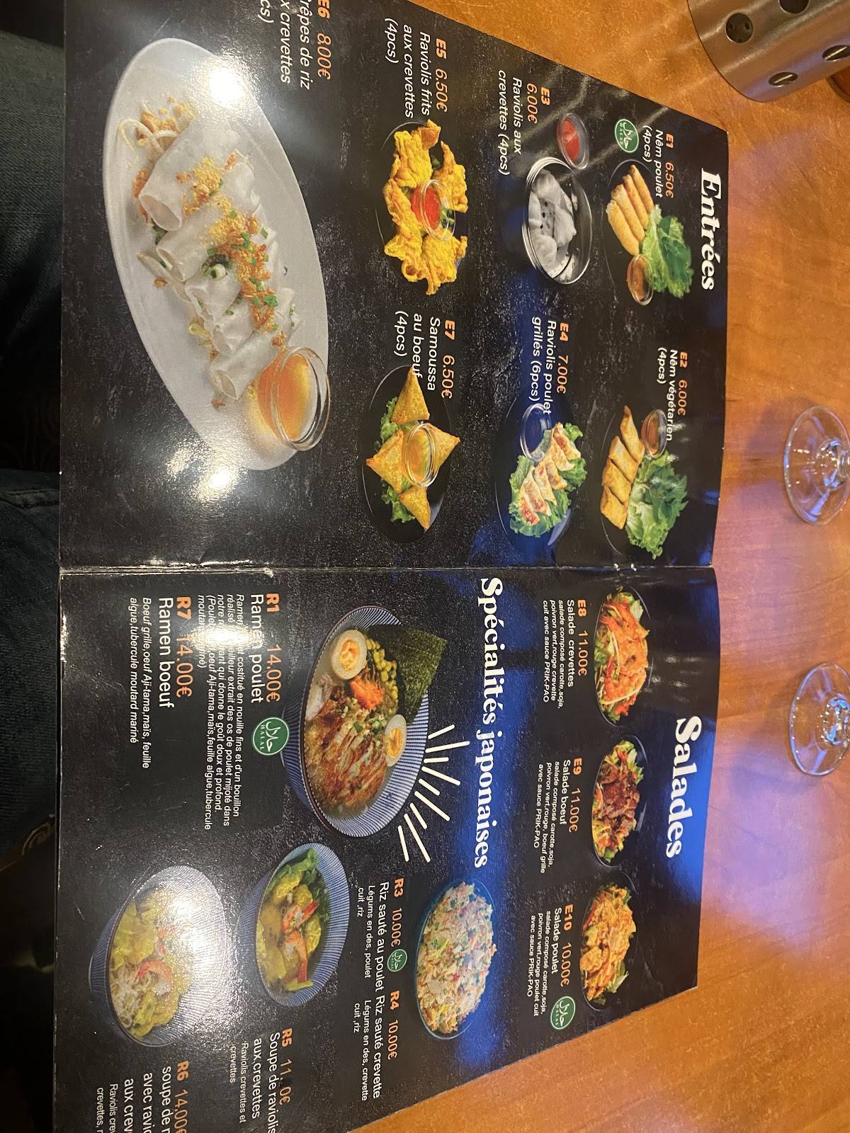 Menu au Pho78 restaurant, Montigny-le-Bretonneux