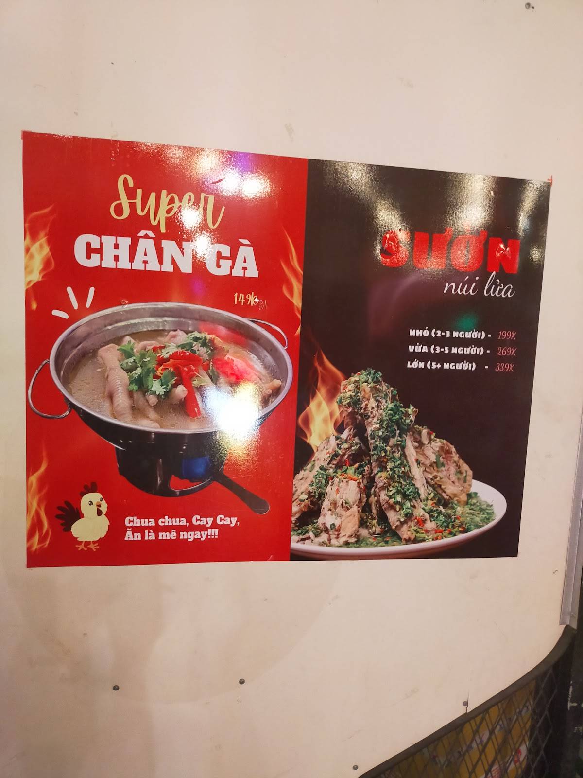 Menu at Pi Cha - Quán ăn Thái restaurant, Ho Chi Minh City