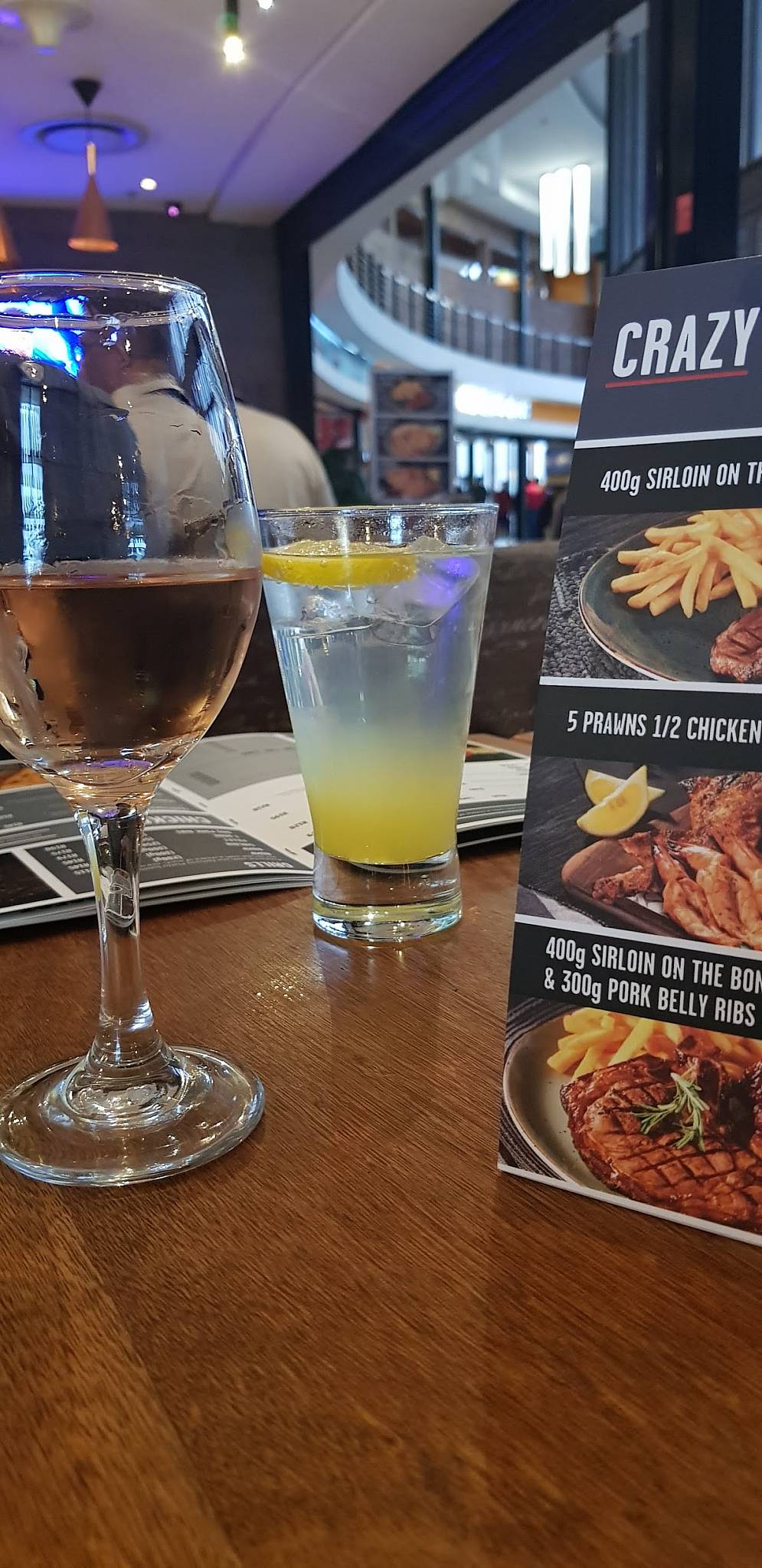 Menu at Piatto Eastgate restaurant, Johannesburg, Eastgate Shopping Centre