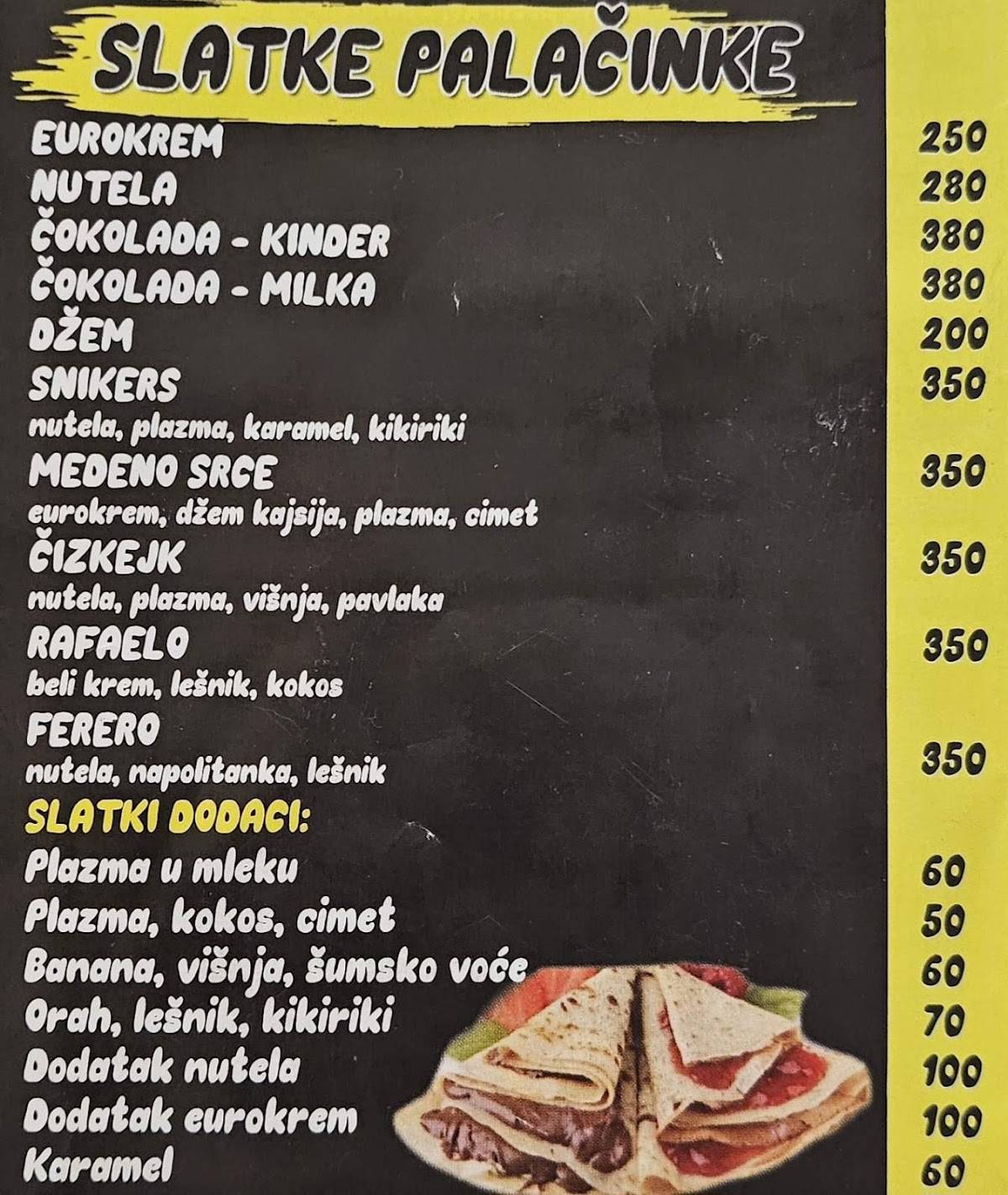 Menu at Pizzeria Queen - Belgrade, Belgrade