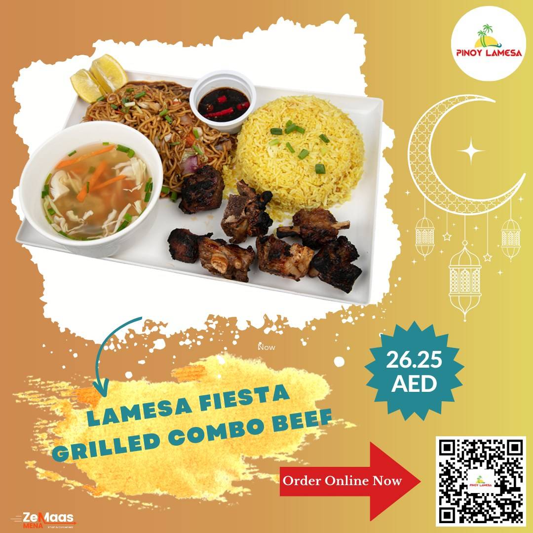 Menu at Pinoy Lamesa restaurant, Al Ain