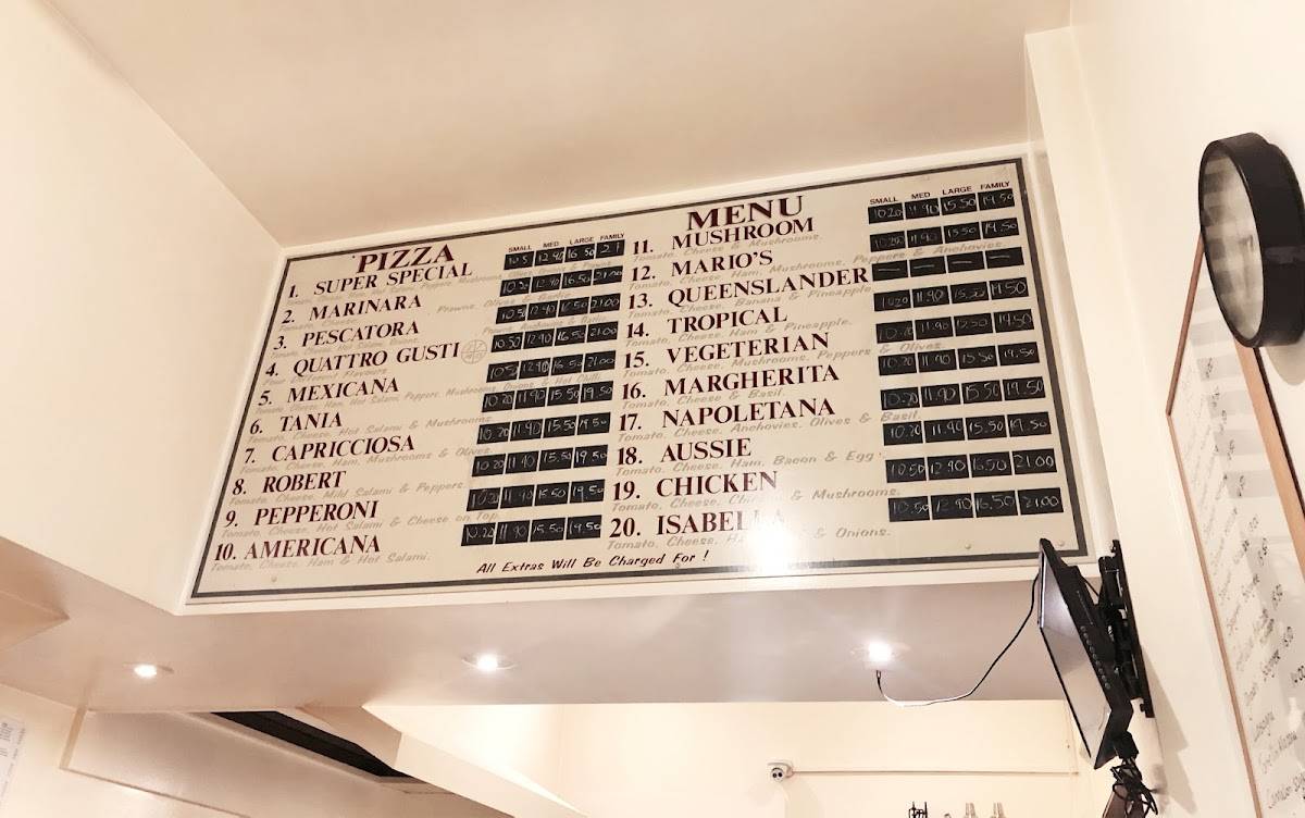 Menu at Vicky's Pizza Restaurant, Kew East