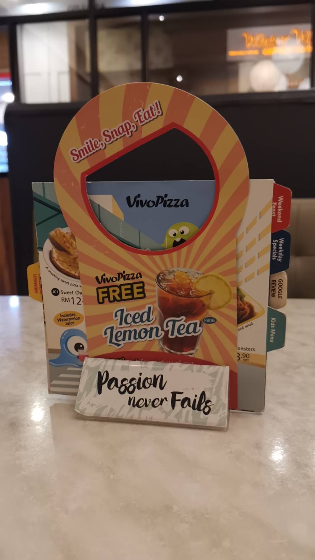 Menu at Vivo Pizza AEON Mall Bukit Mertajam pizzeria, Bukit Mertajam
