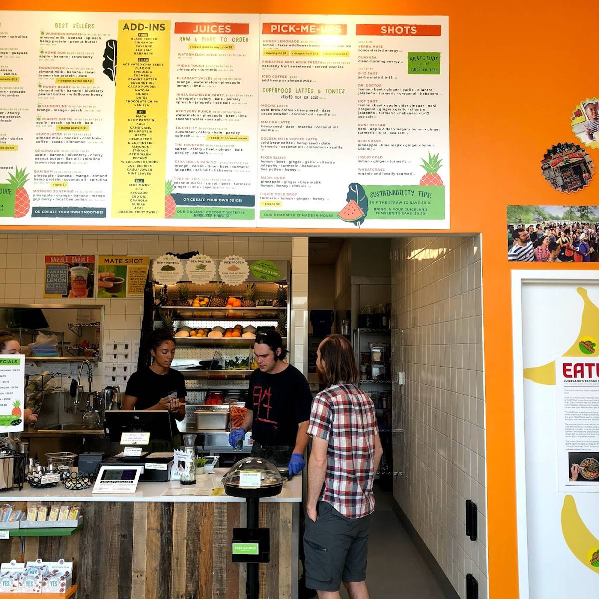 Menu at JuiceLand pub & bar, Plano