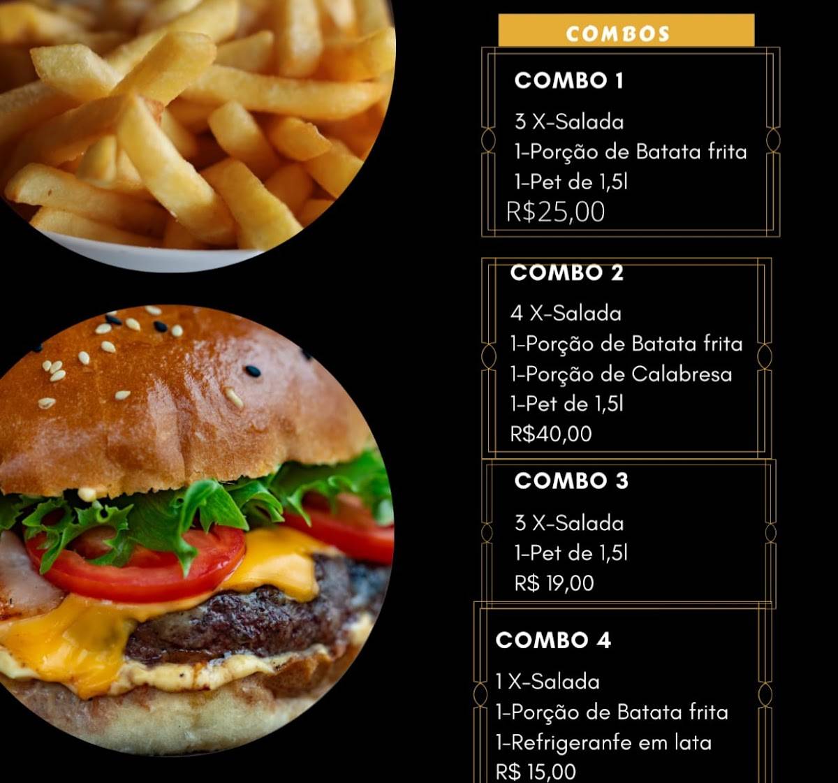 Menu at Point Burguer JL restaurant, Manaus