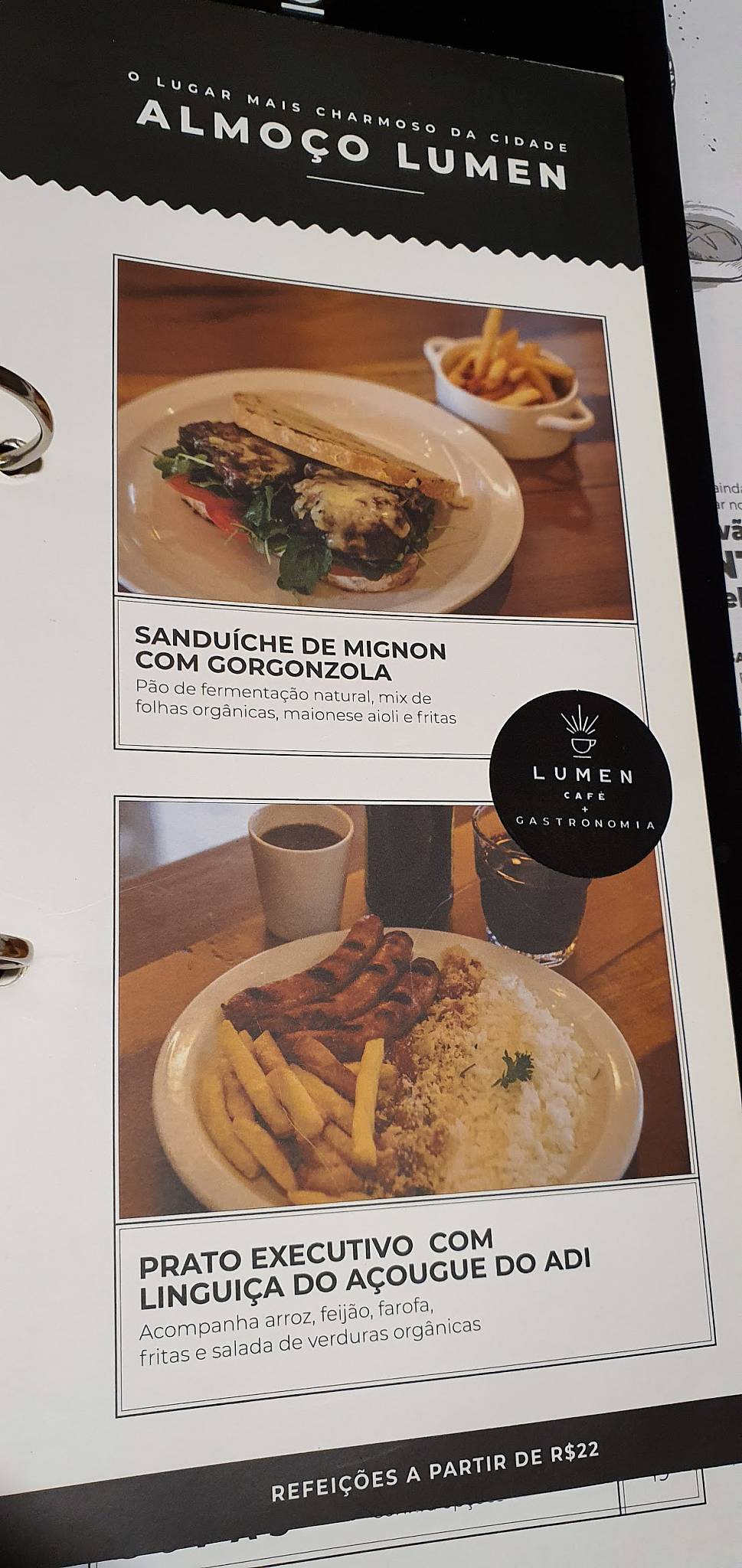 Menu em Lumen Café & Gastronomia, Ponta Grossa