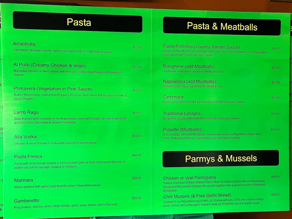 Menu at Prima Pizza & Pasta restaurant, Leeming, Shop 7/51 Farrington Rd