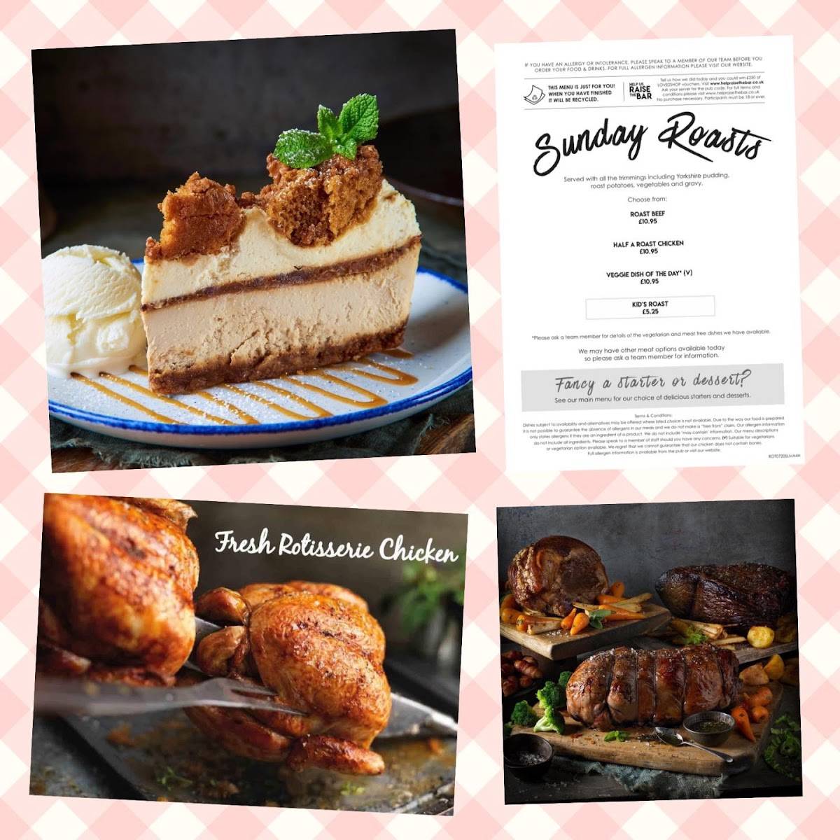 Menu at Bure Farm pub & bar, Bicester