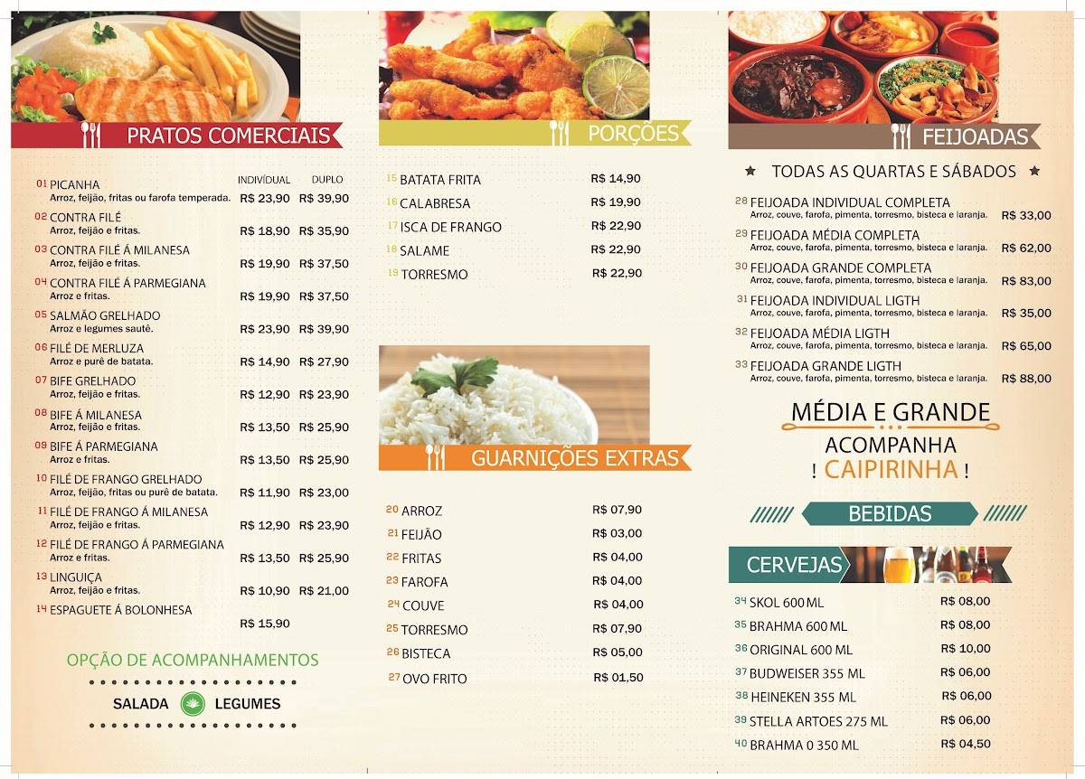 Menu at Casa Bar, São Paulo, R. Dr. Campos Moura
