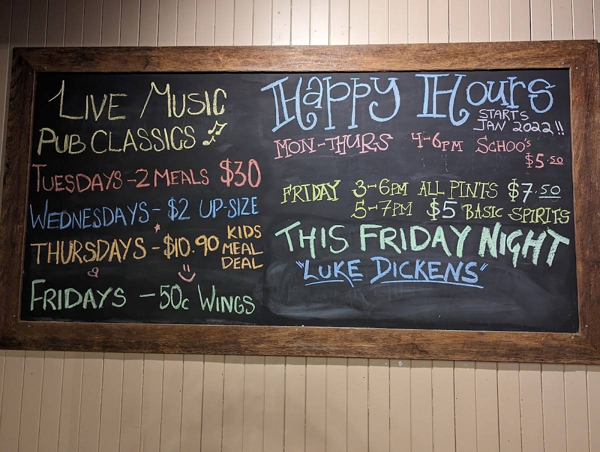 Menu at Kerwick Hotel pub & bar, Redbank