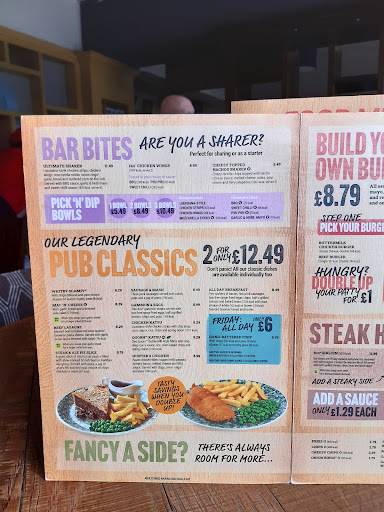 Menu at Knowsley pub & bar, Bury