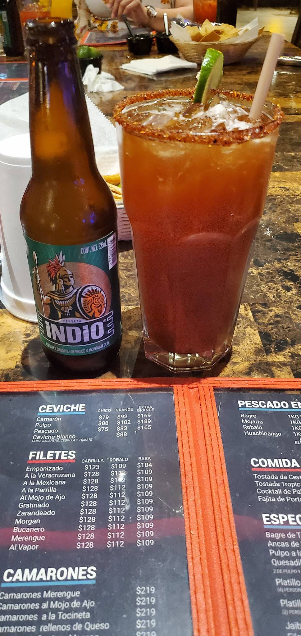 Carta de LA ESTRELLA RESTAURANTE, Piedras Negras, C. Román Cepeda 207 SUR
