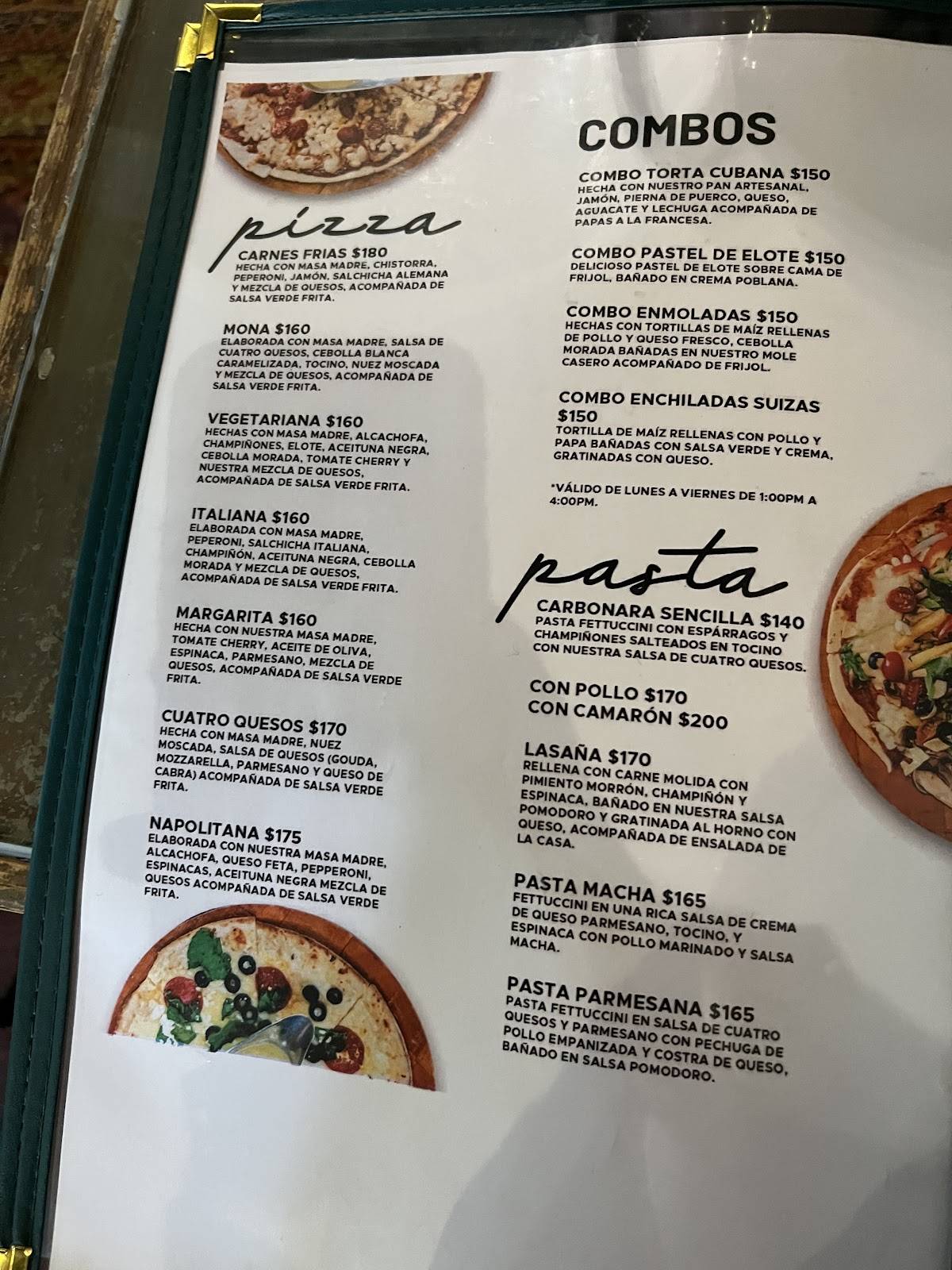 Carta de Mona Café, Hermosillo