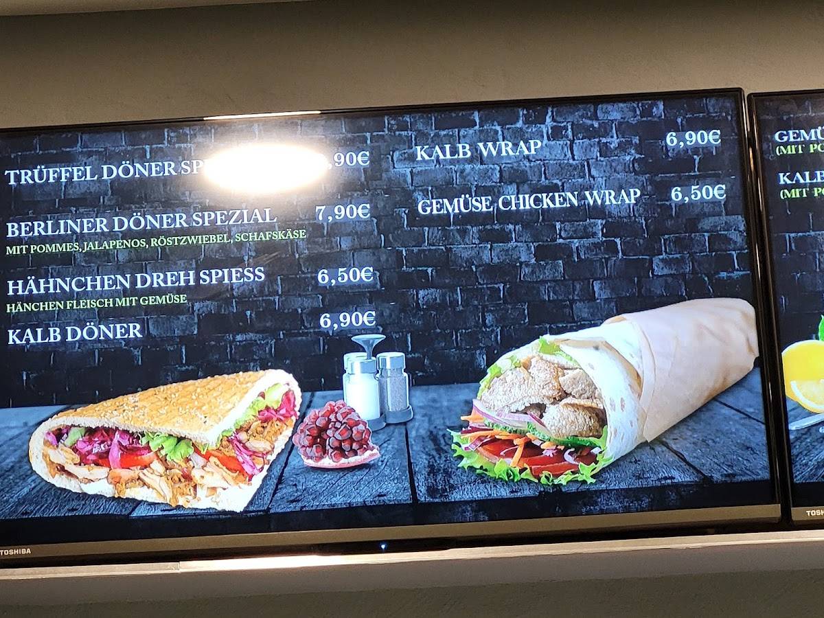 Speisekarte von Original Berliner Döner Würzburg pub & Bar, Würzburg