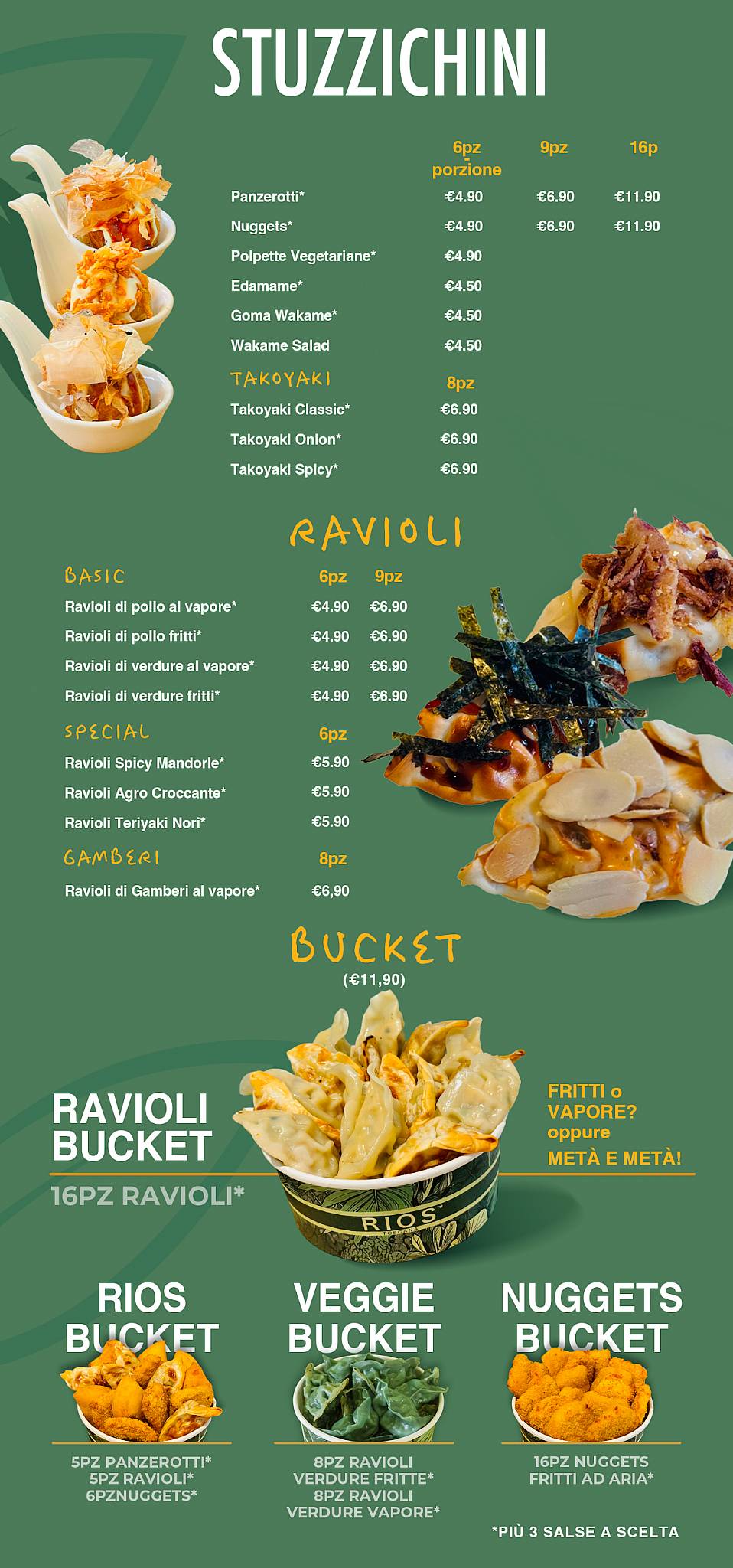 Menu at Rios Lucca pub & bar, Lucca