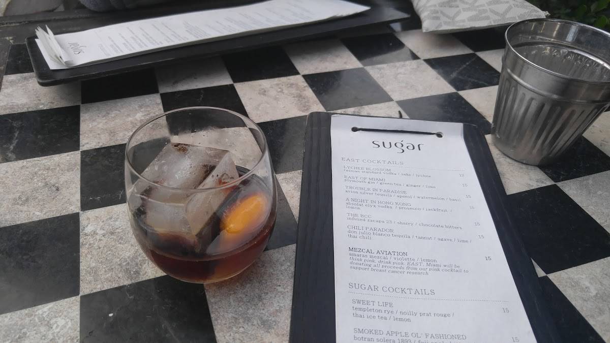 Menu at Sugar pub & bar, Miami, 788 Brickell Plaza #40