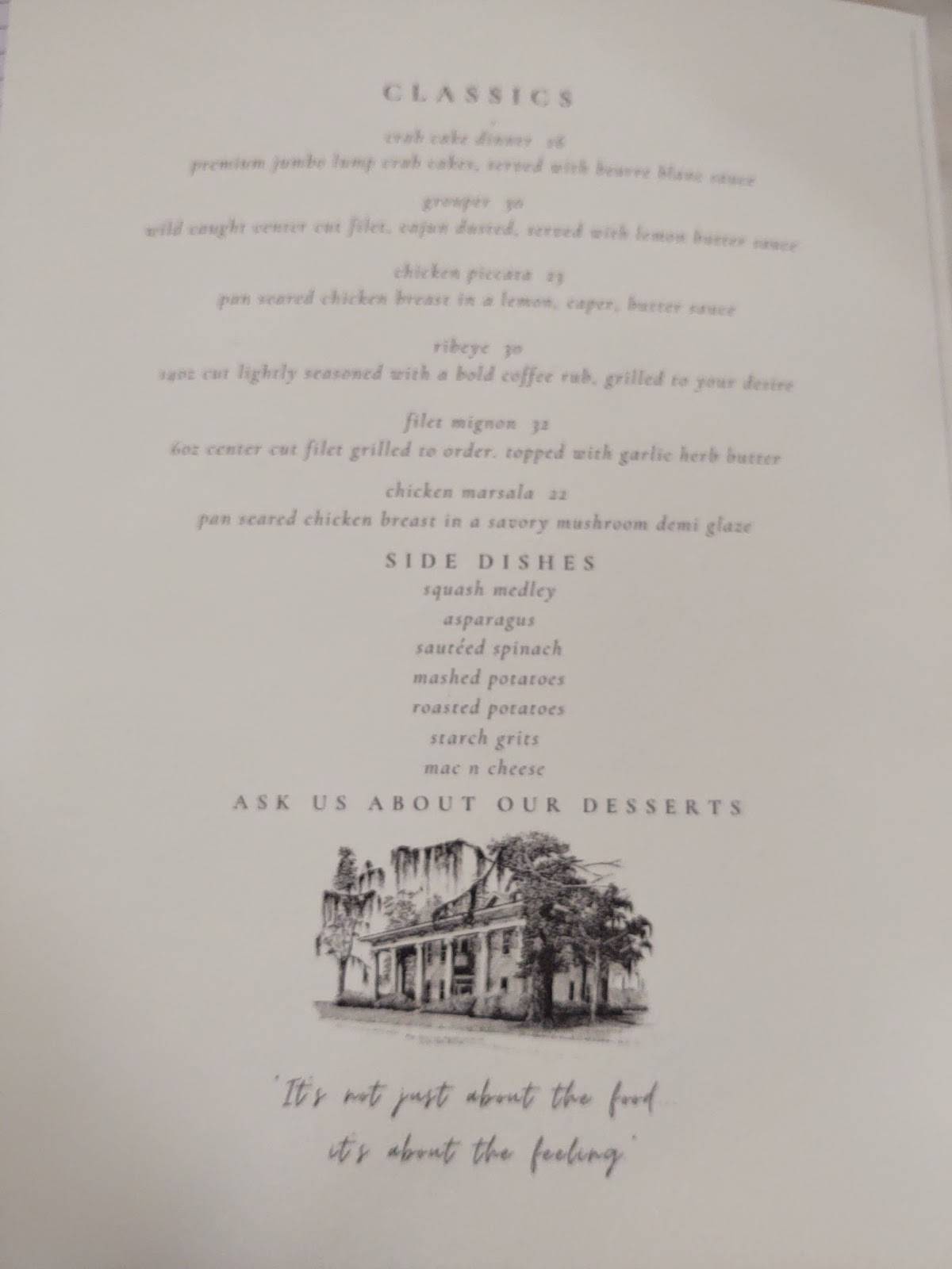Menu at THE 406 pub & bar, Live Oak, 406 Duval St NE