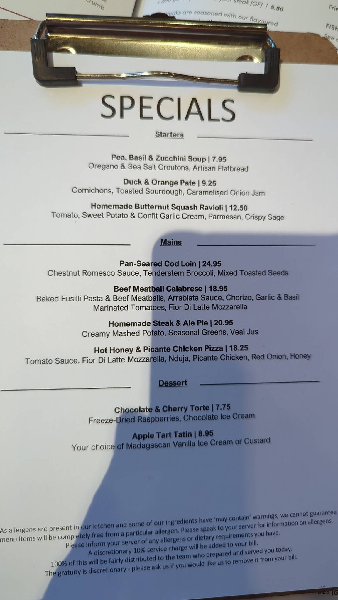 Menu at The Akeman pub & bar, Tring, 9 Akeman St