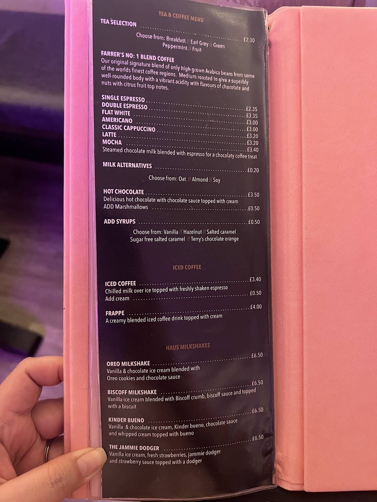 Menu at The Dog Haus pub & bar, Bury